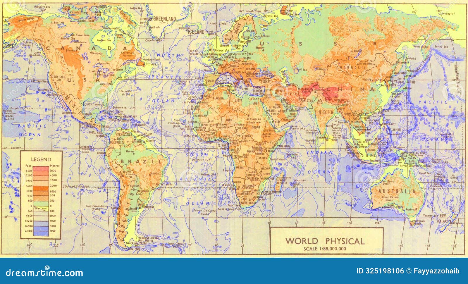World Map Geographic Composite Compact Stock Photo - Image of font ...