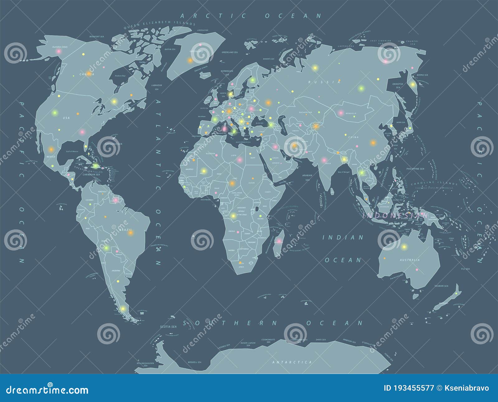 Map With Geolocation Pin Cartoon Vector | CartoonDealer.com #182353969
