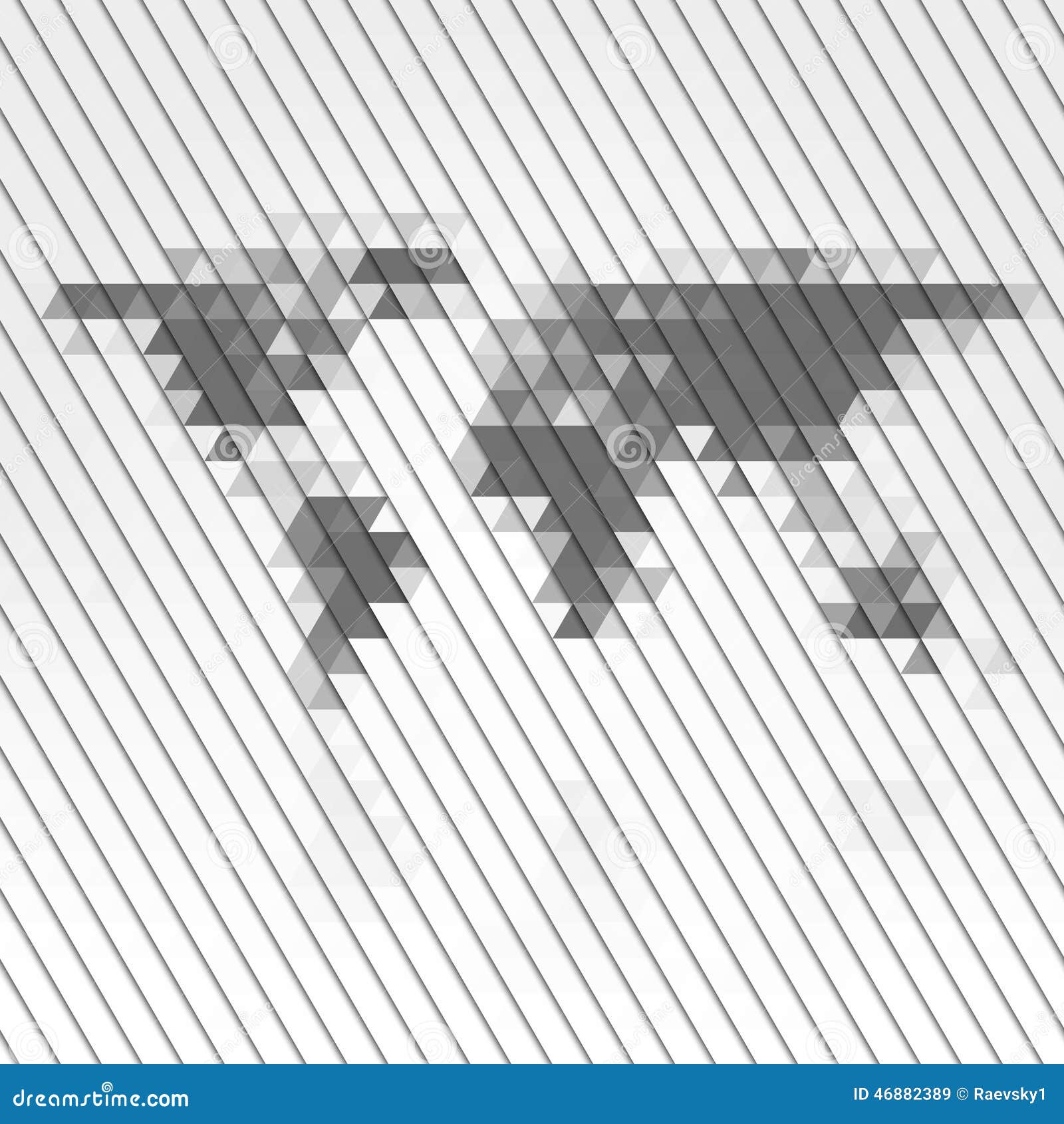 World Map Geometric Background, Abstract Triangle Stock Vector ...