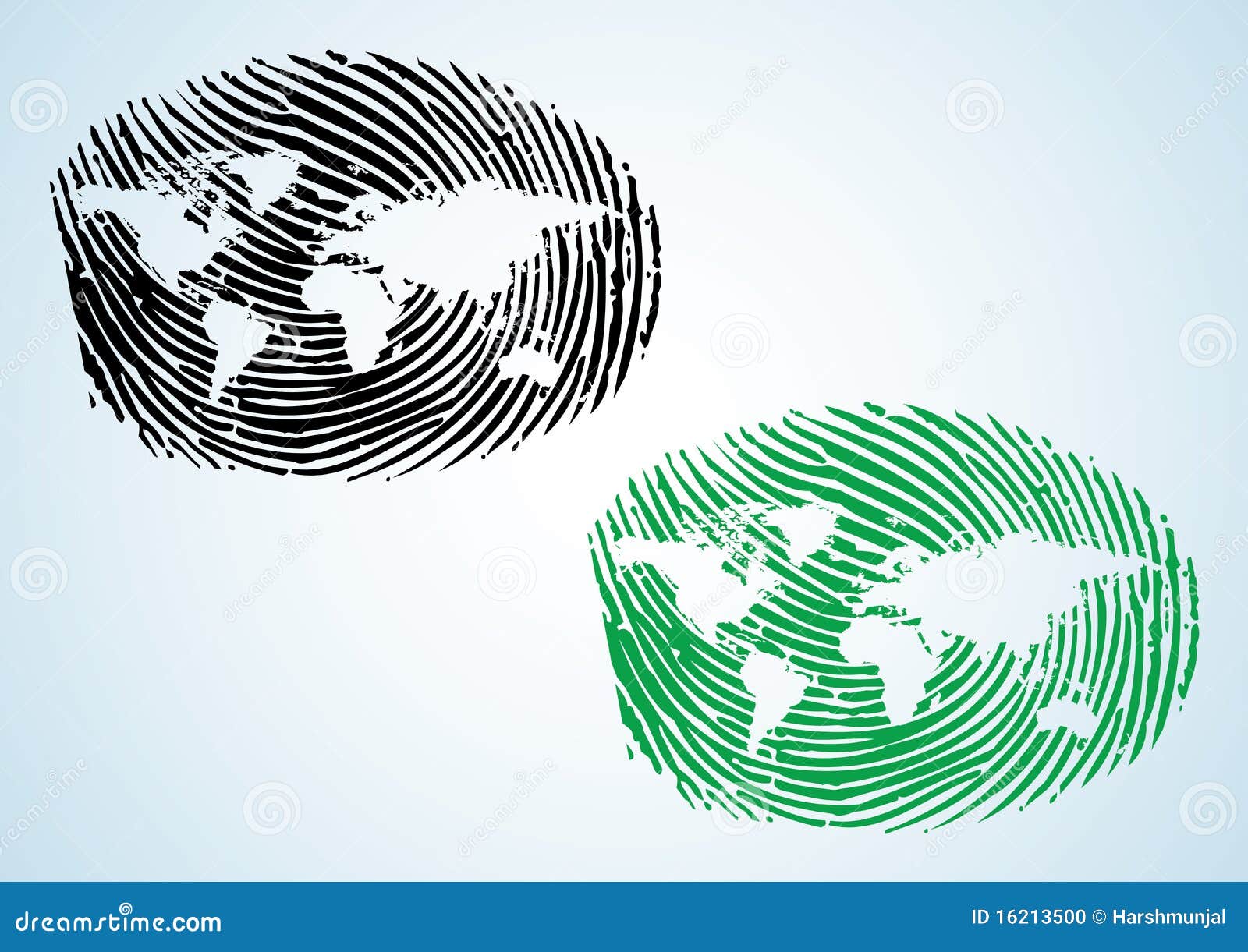 World Map - Global Citizen Vector Illustration | CartoonDealer.com ...