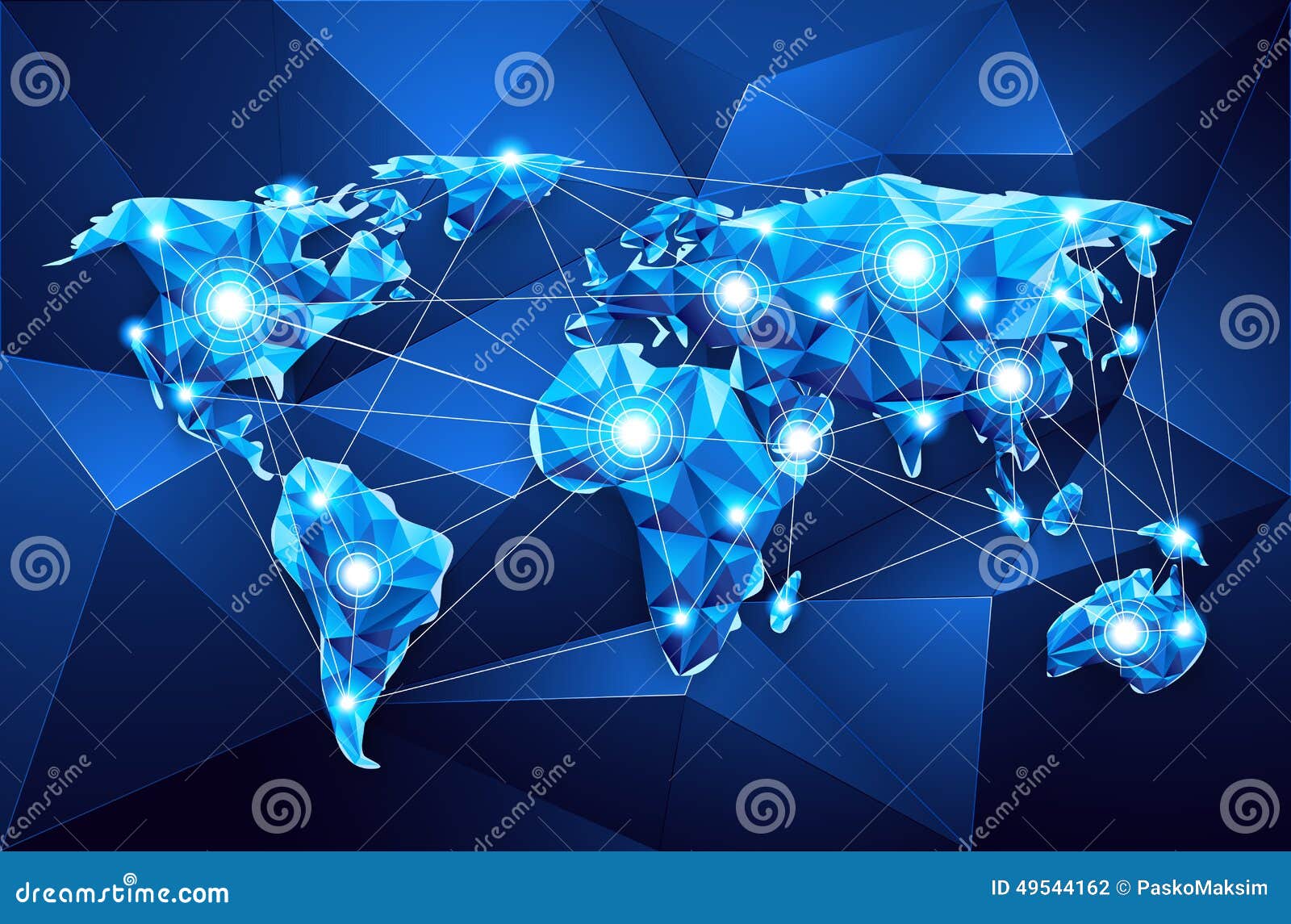World map. Global Network stock vector. Illustration of card - 49544162 World map. Global Network stock vector. Illustration of card - 49544162