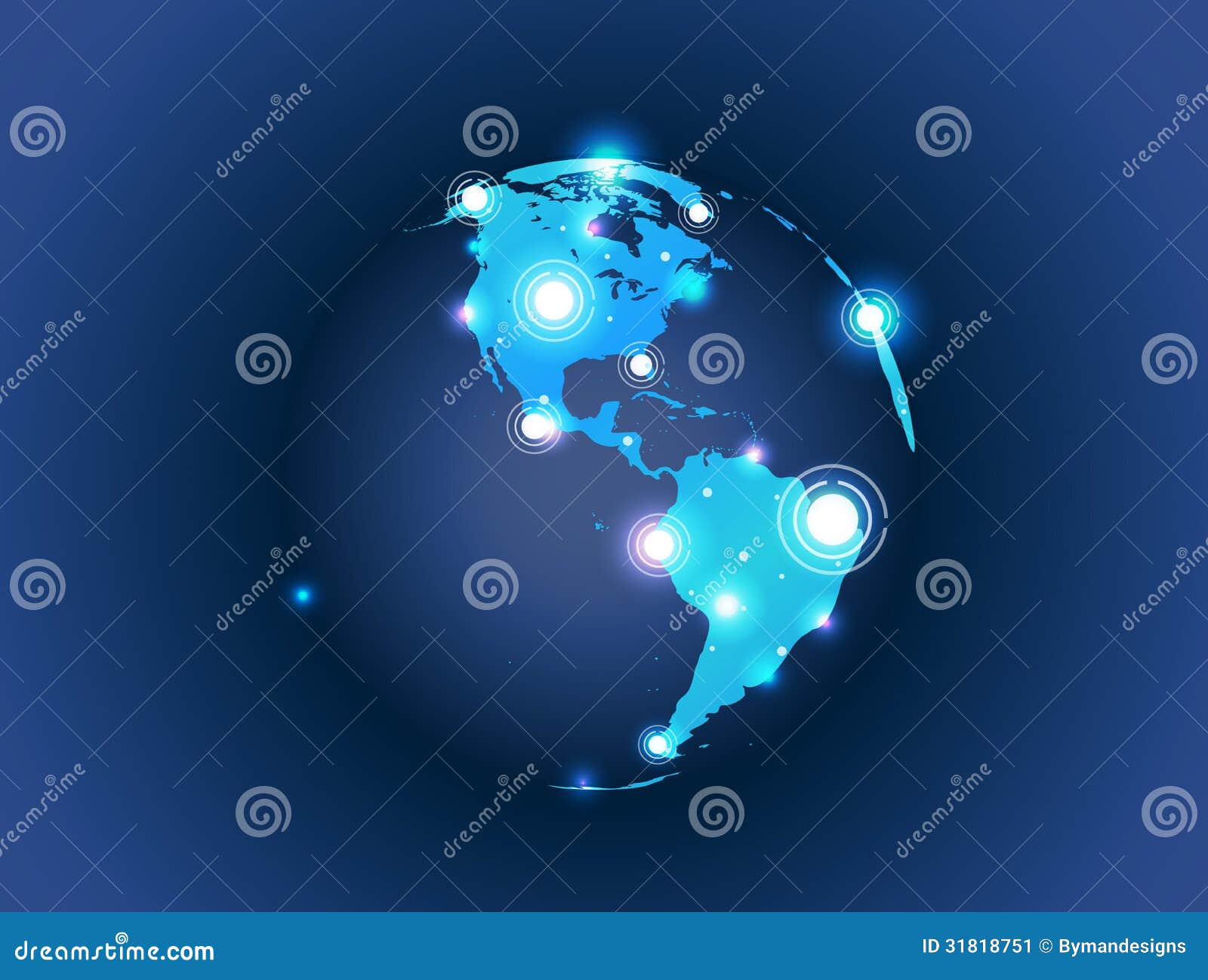 World map globe connection stock vector. Illustration of imaginary ...