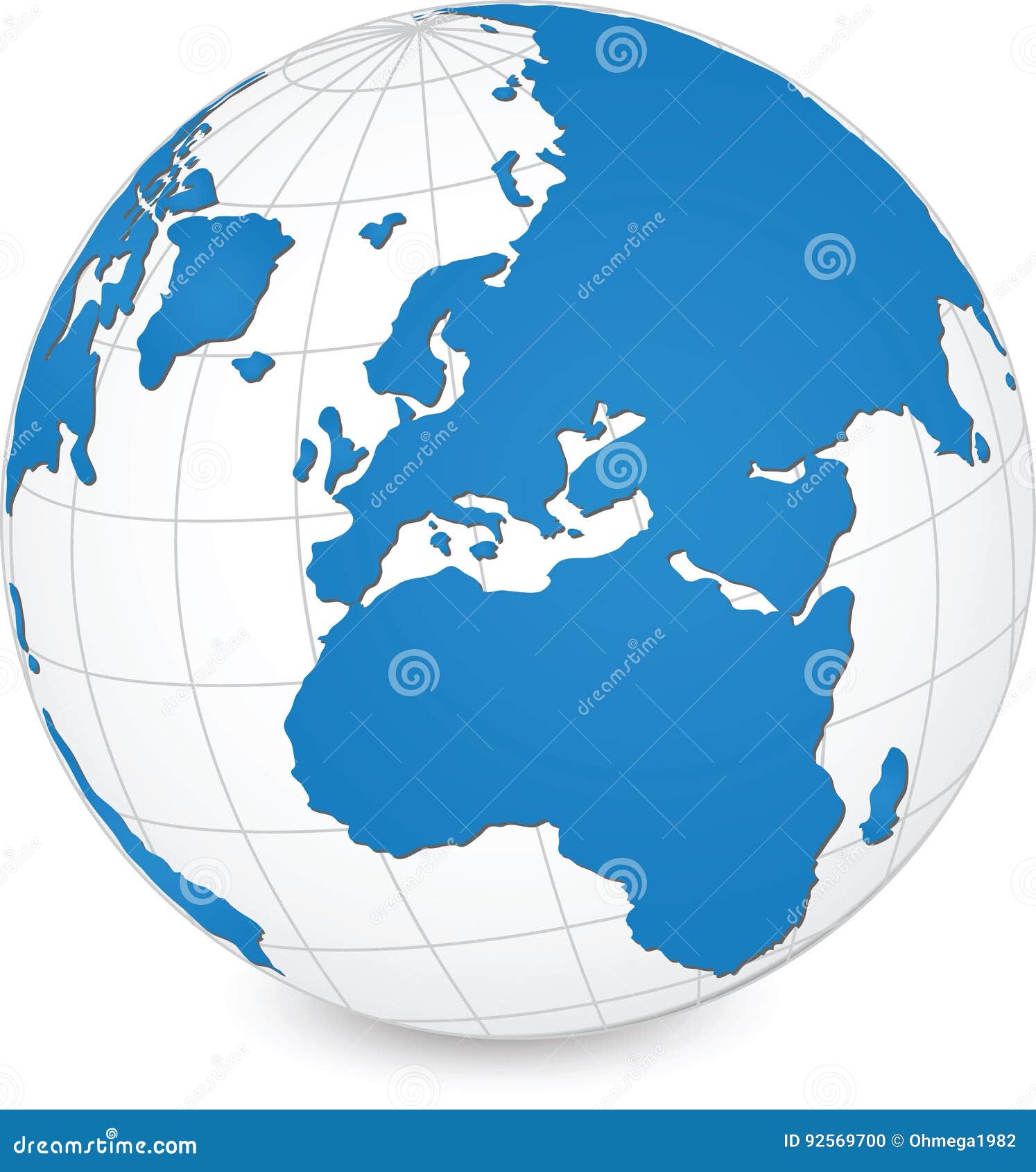 World Map and Globe Detail. Stock Vector - Illustration of glass, globe ...
