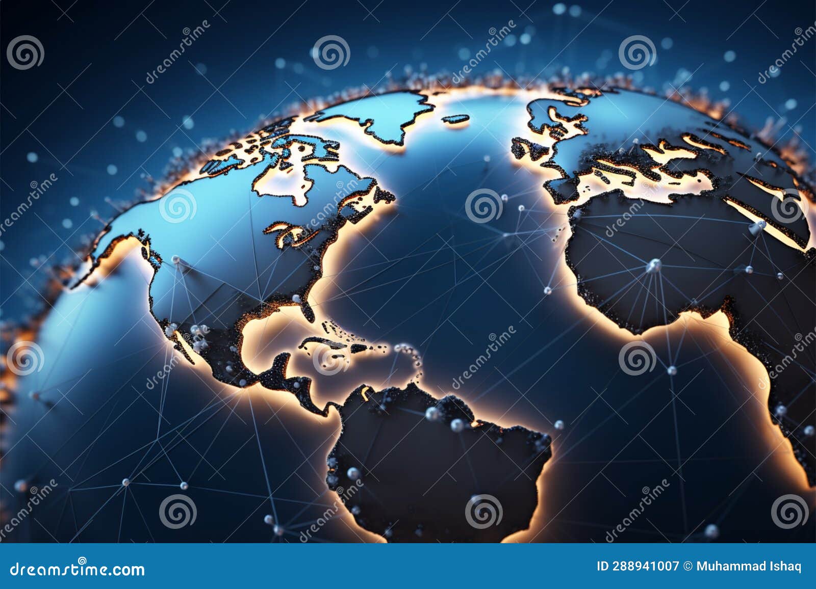 World Map Globe Symbolizes the Interconnectedness of Internet ...