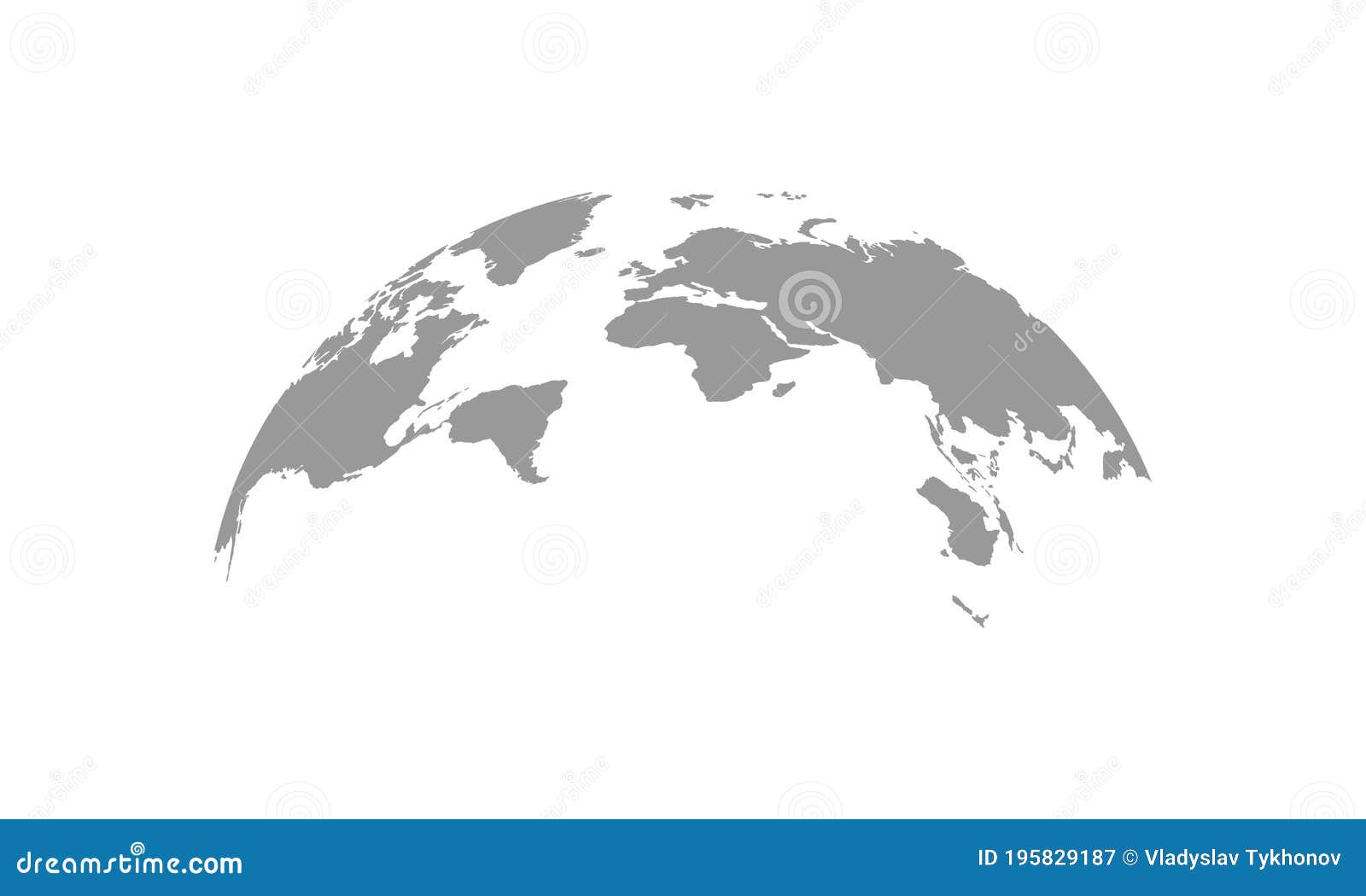 World Map Globe Vector Illustration. World Map Symbol Isolated. Vector ...