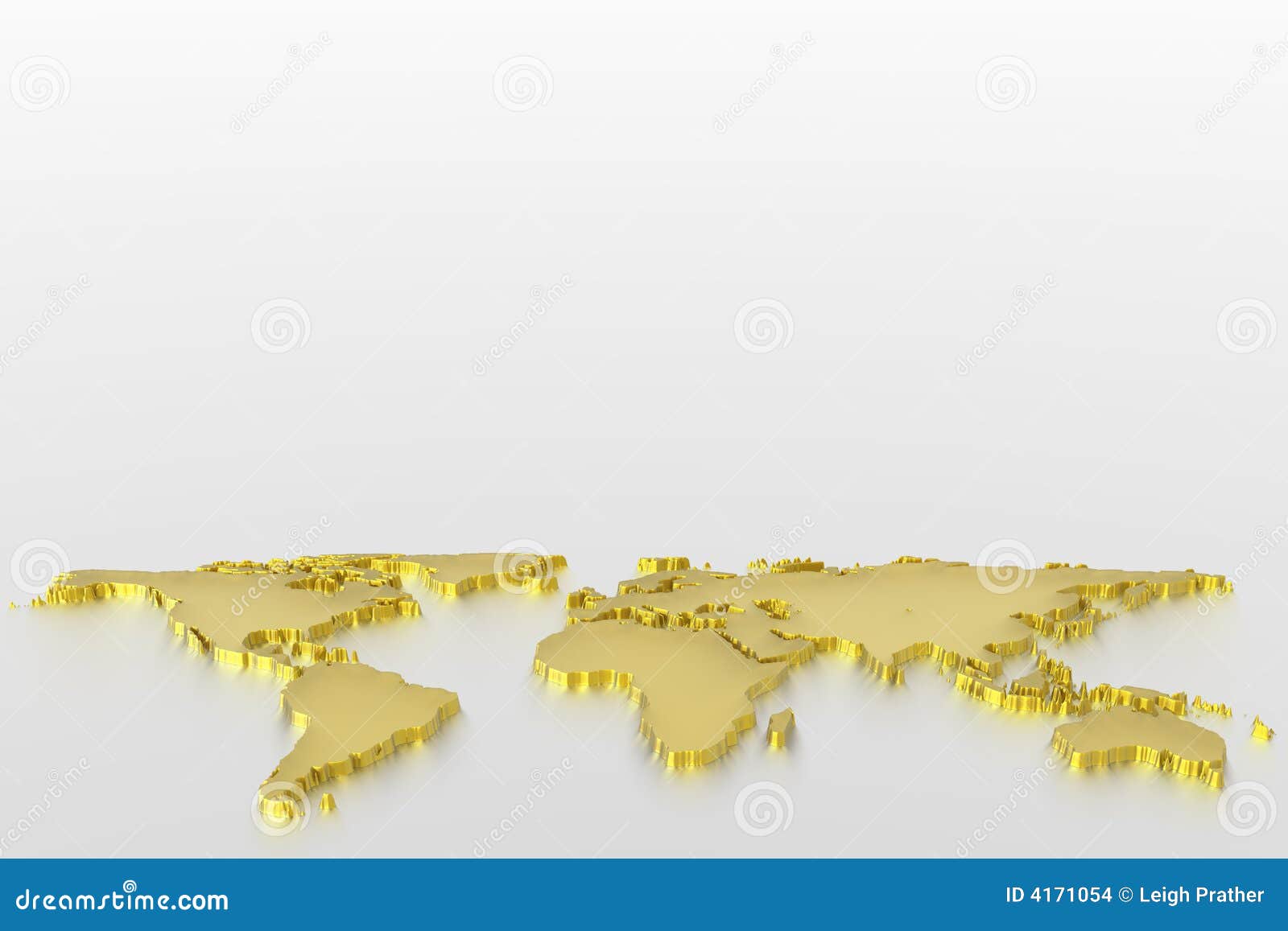 World map in gold stock illustration. Illustration of europe - 4171054