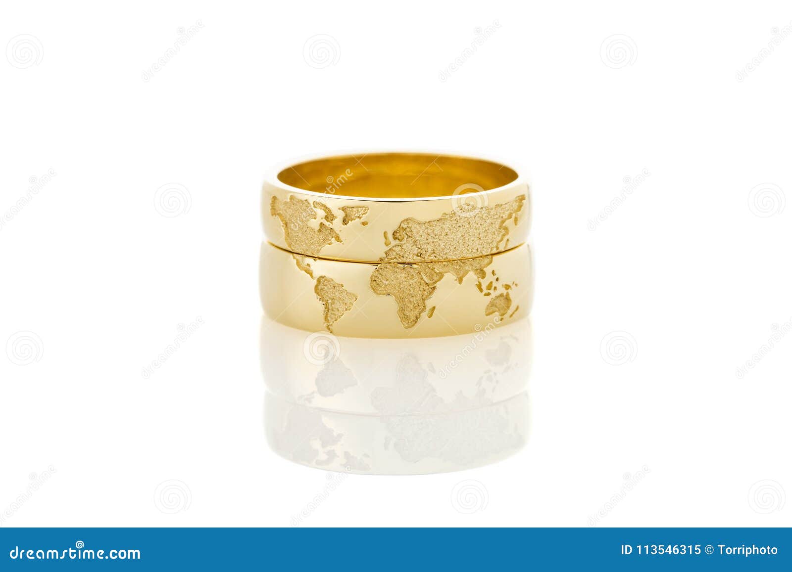 World Map Golden Wedding Rings Isolated on White Background Stock Image ... World Map Golden Wedding Rings Isolated on White Background Stock Image ...