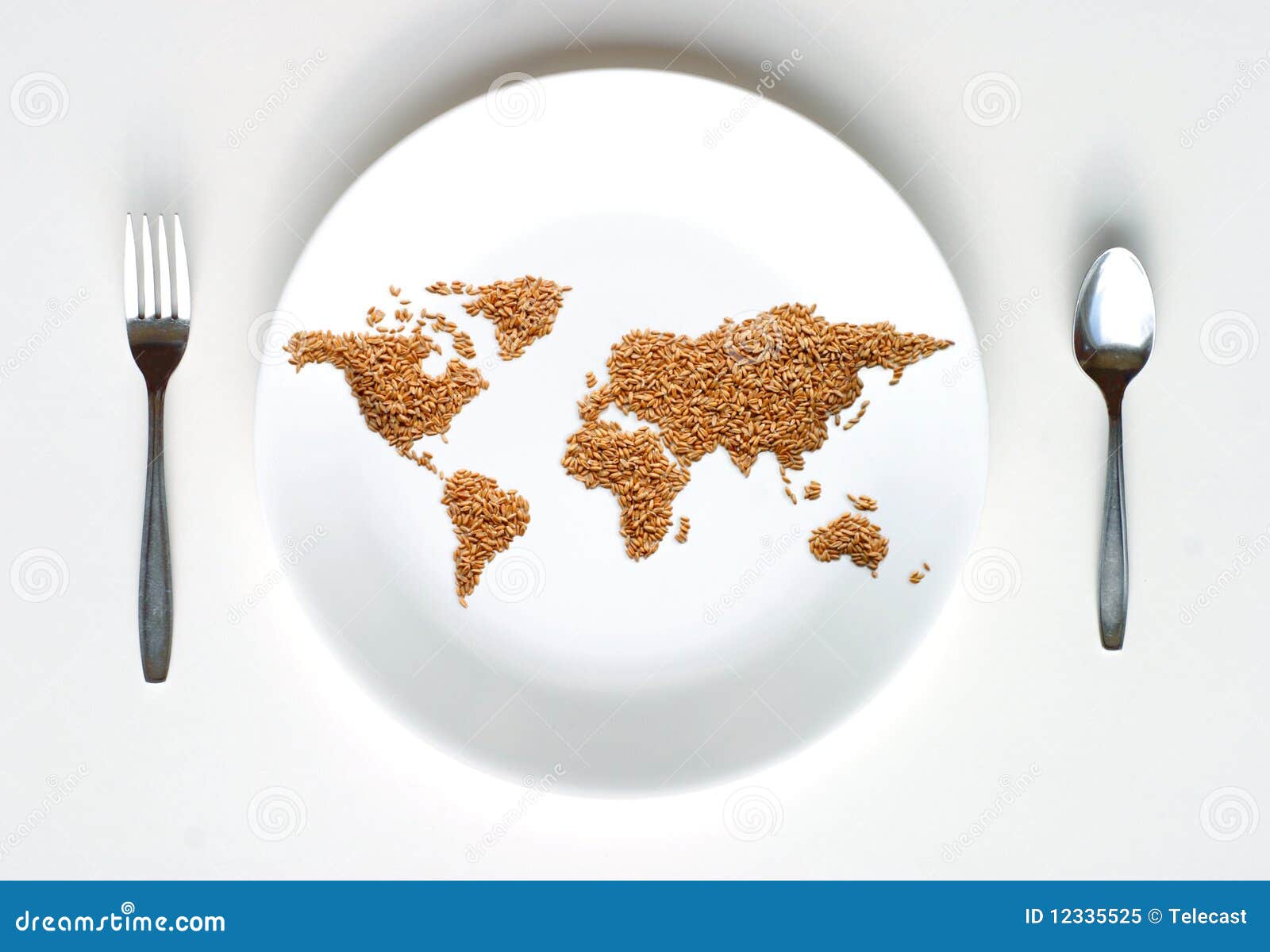 World Map of Grain stock illustration. Illustration of grain - 12335525