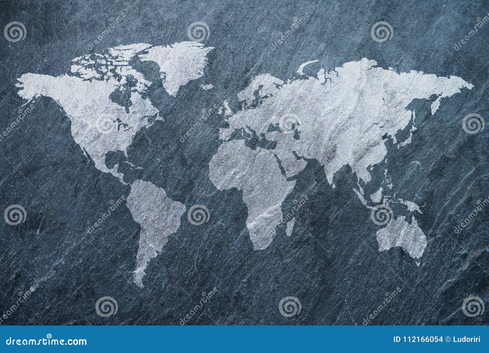 World Map on Granite Background Stock Photo - Image of america, white ...