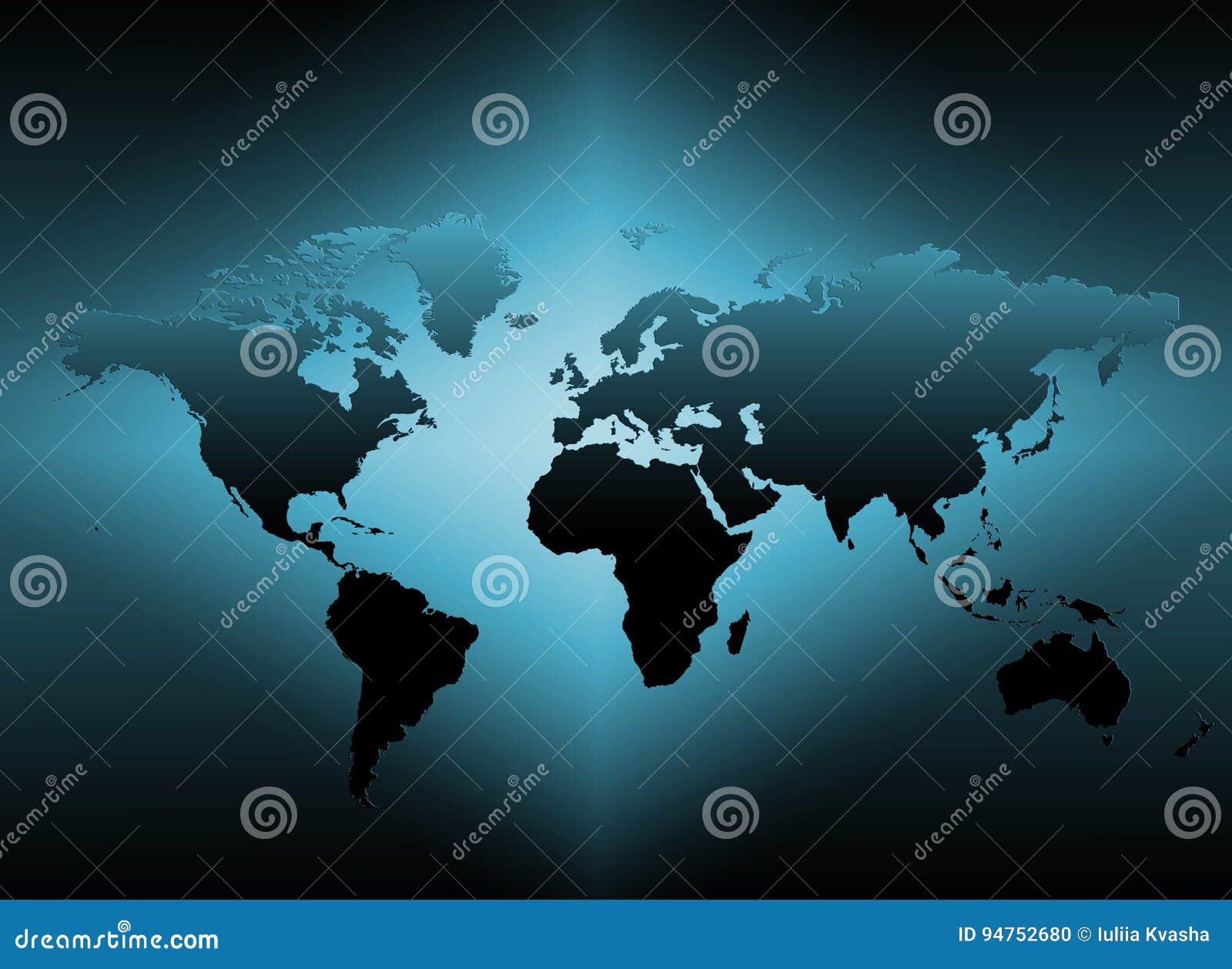 World Map. Graph Illustration Stock Illustration - Illustration of ...