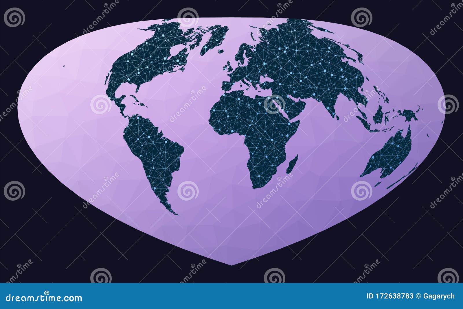 World map graph. stock vector. Illustration of homeland - 172638783