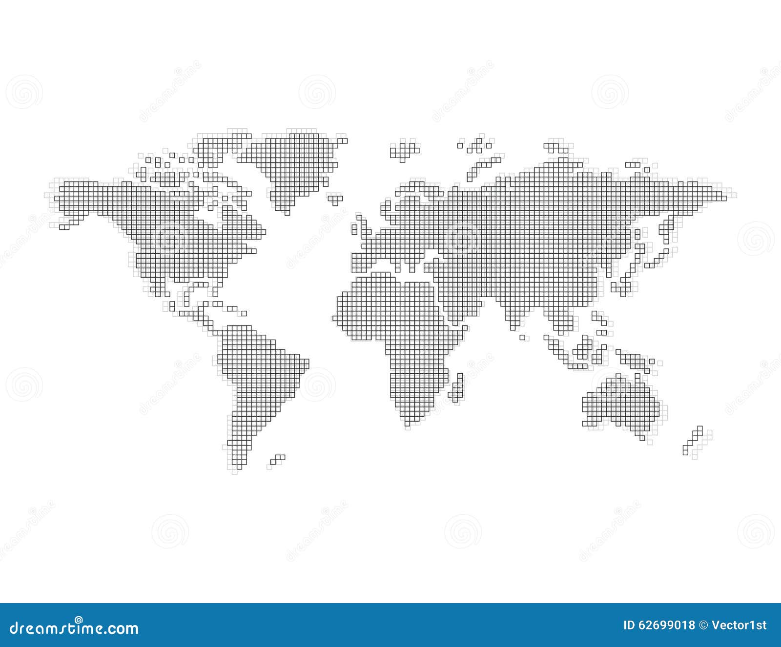 World map stock vector. Illustration of global, human - 62699018