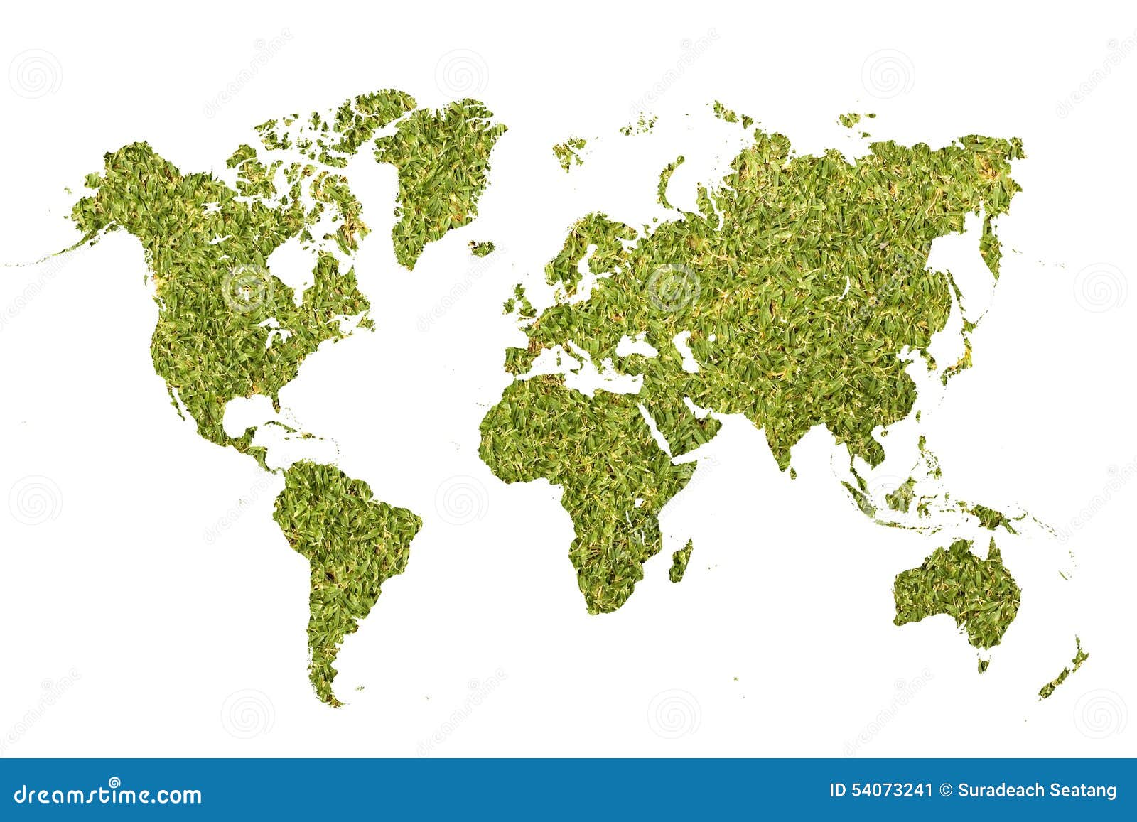 World map with green grass stock image. Image of fresh - 54073241