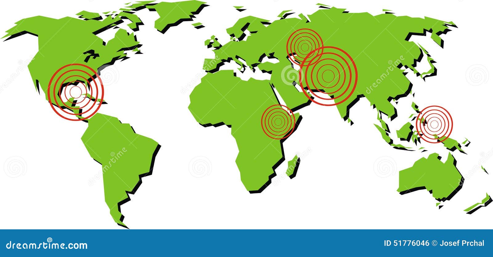 World map stock vector. Illustration of world, outline - 51776046