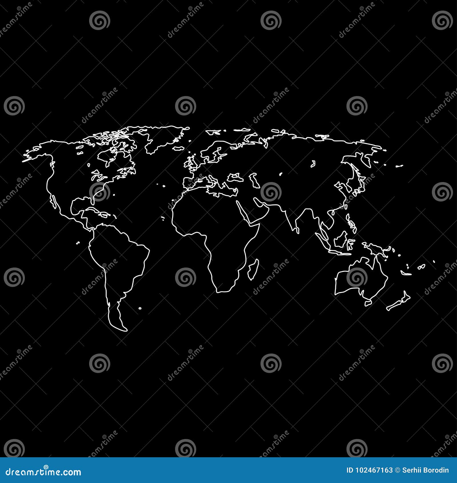 World map grey set icon . stock vector. Illustration of connection ...