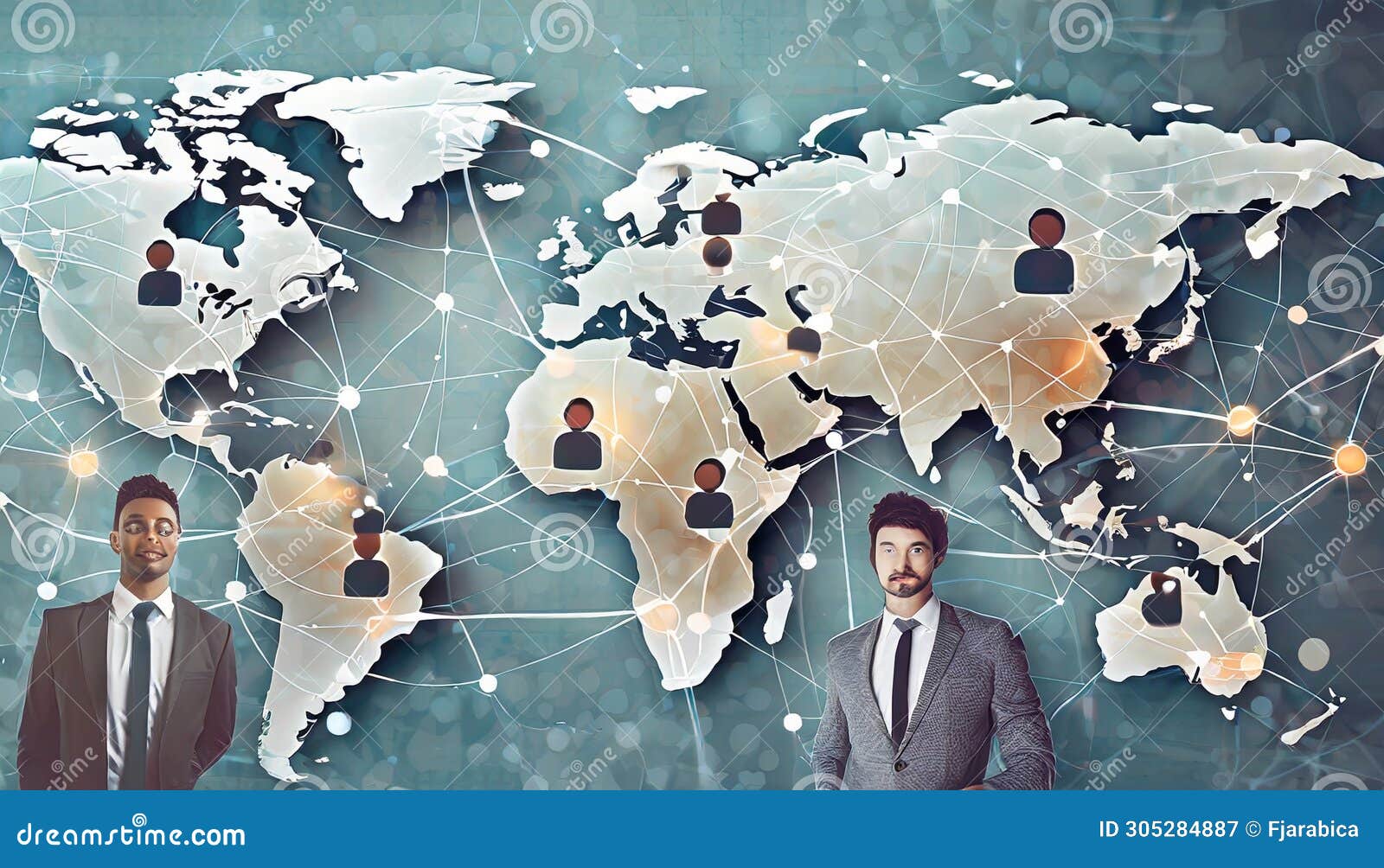 World map with grid stock illustration. Illustration of earth - 305284887