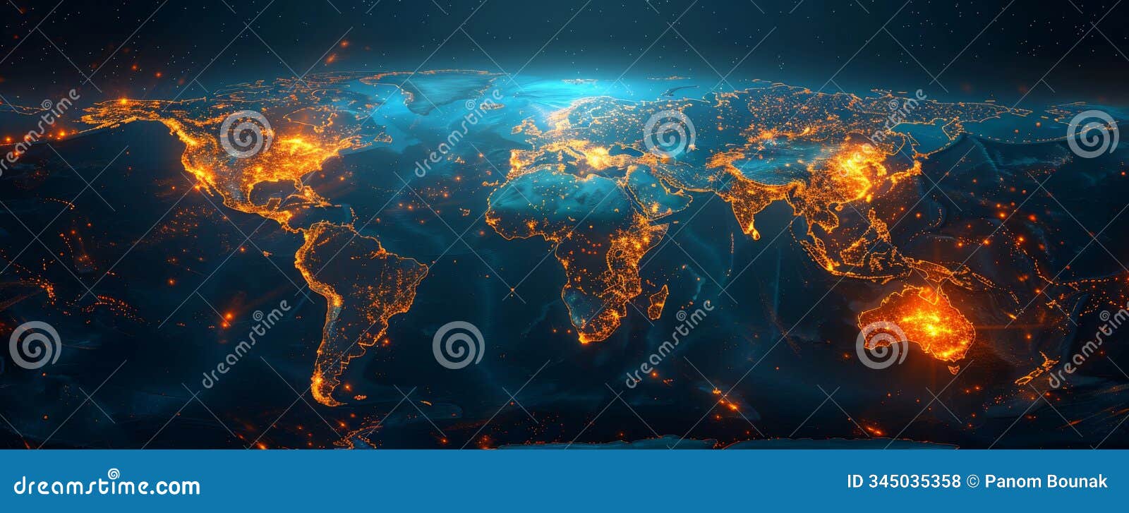 A World Map with Highlighted Regions Experiencing Both Globalization ...