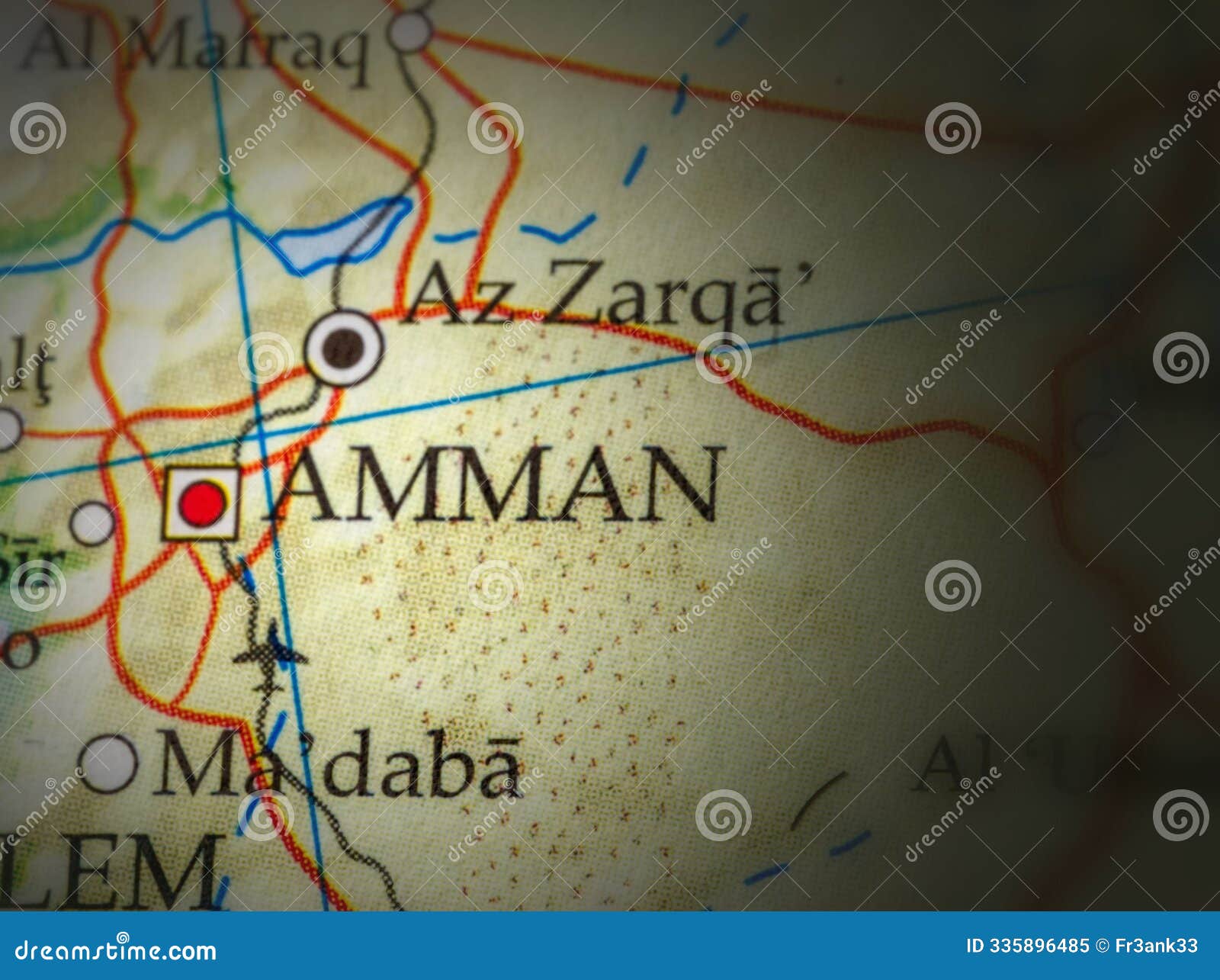 Amman stock image. Image of design, cartography, asia - 335896485