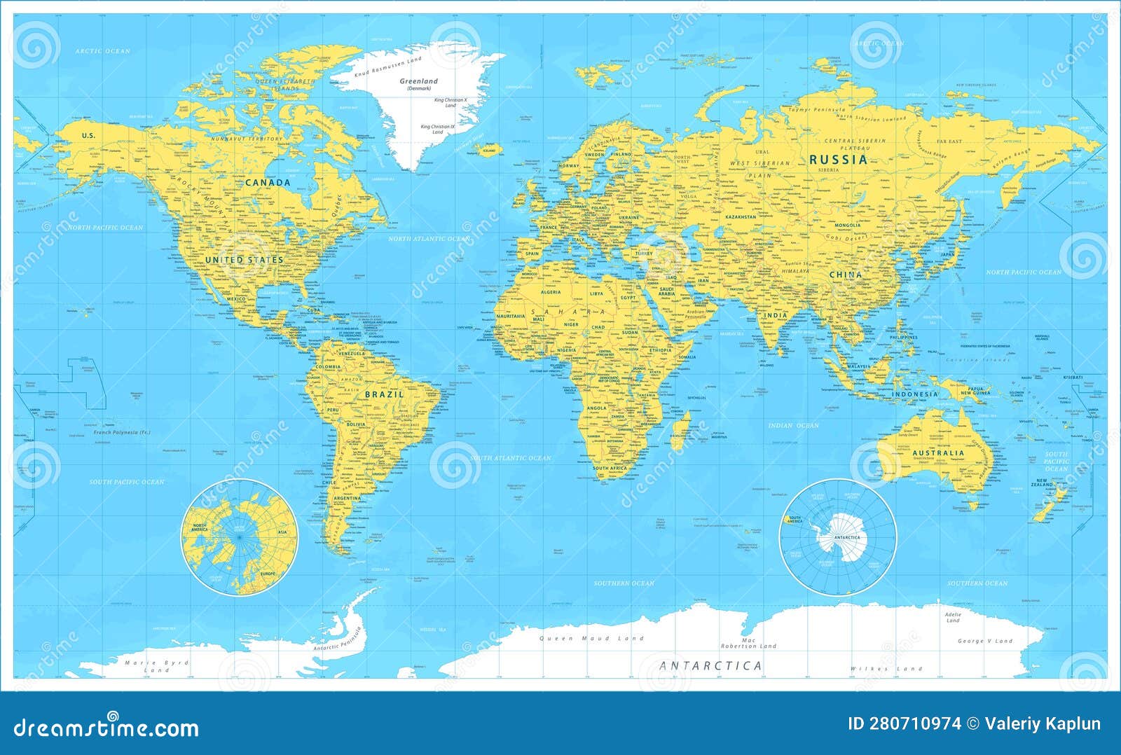 World Map - Highly Detailed Vector Illustration Stock Vector ... World Map - Highly Detailed Vector Illustration Stock Vector ...