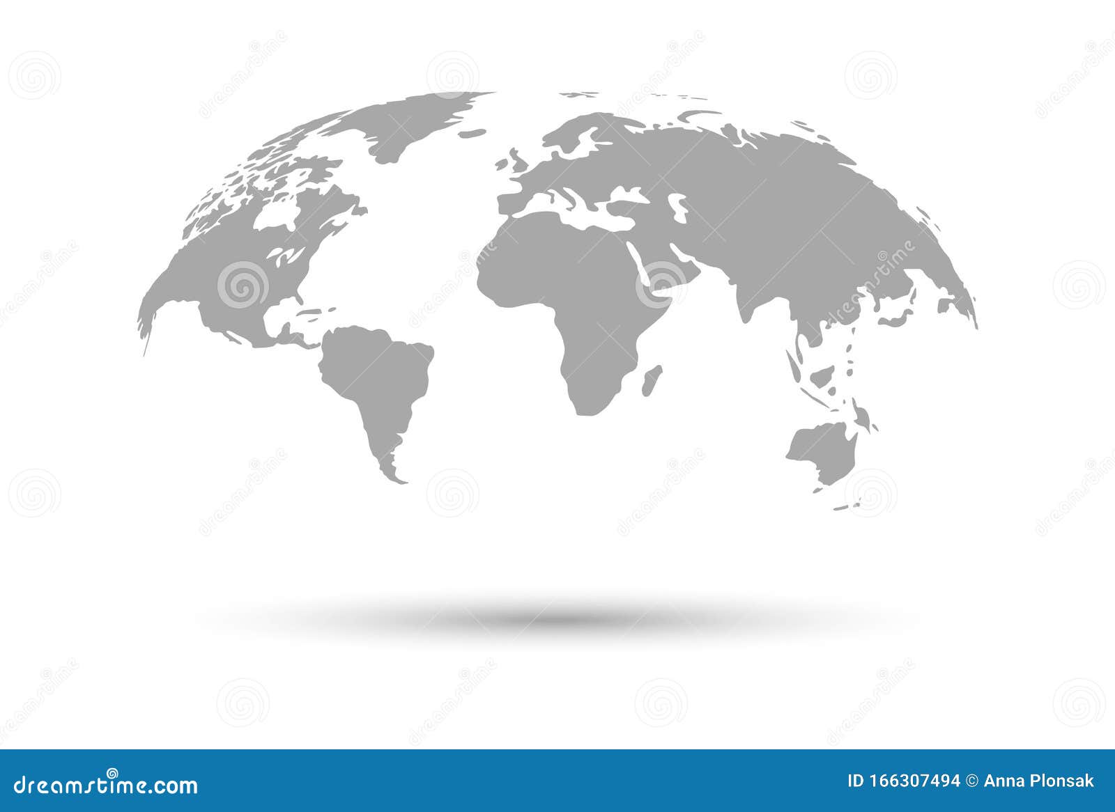 World Map Icon. Vector Illustration Stock Illustration - Illustration ...