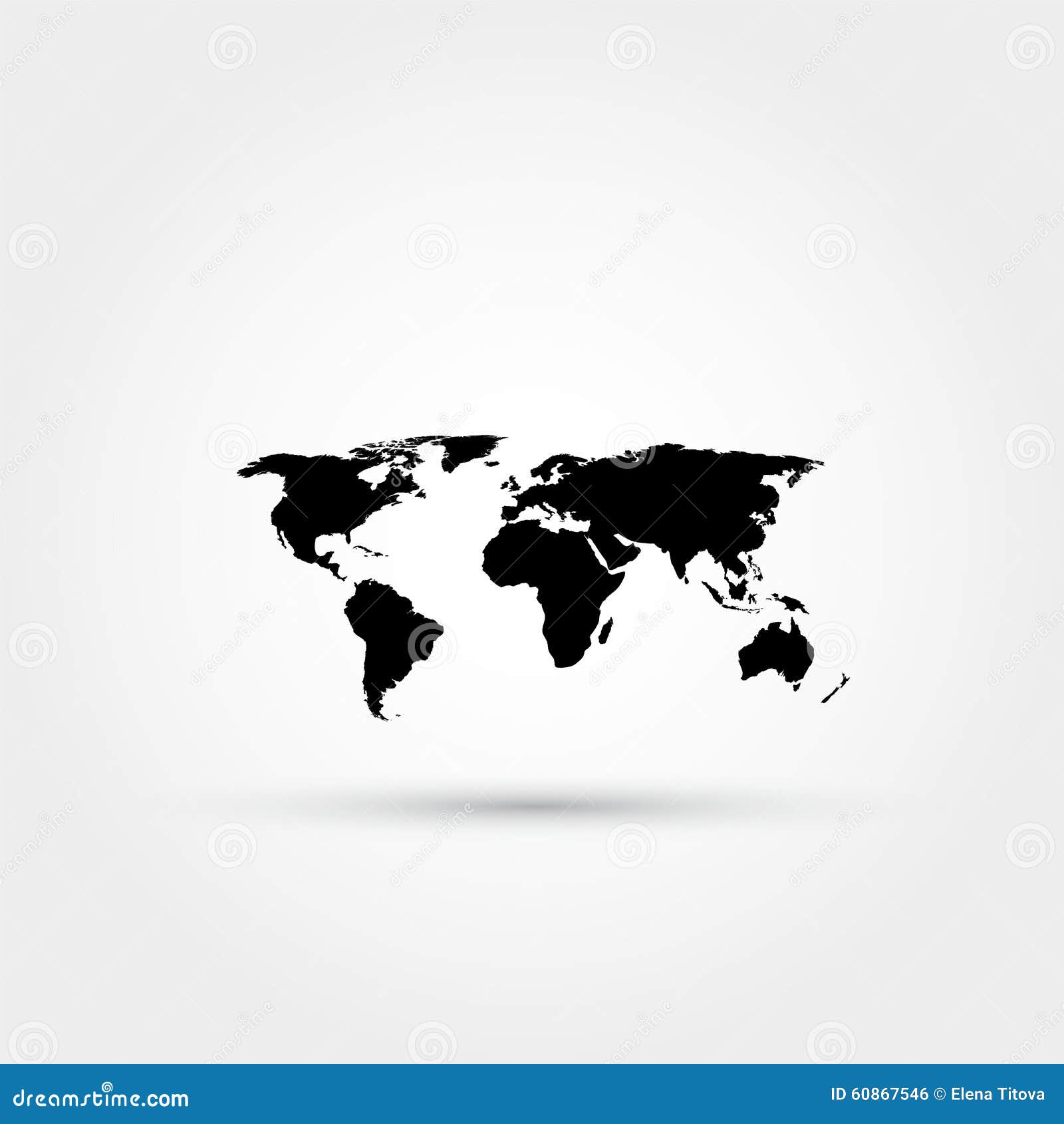 World map icon. stock vector. Illustration of icon, geography - 60867546