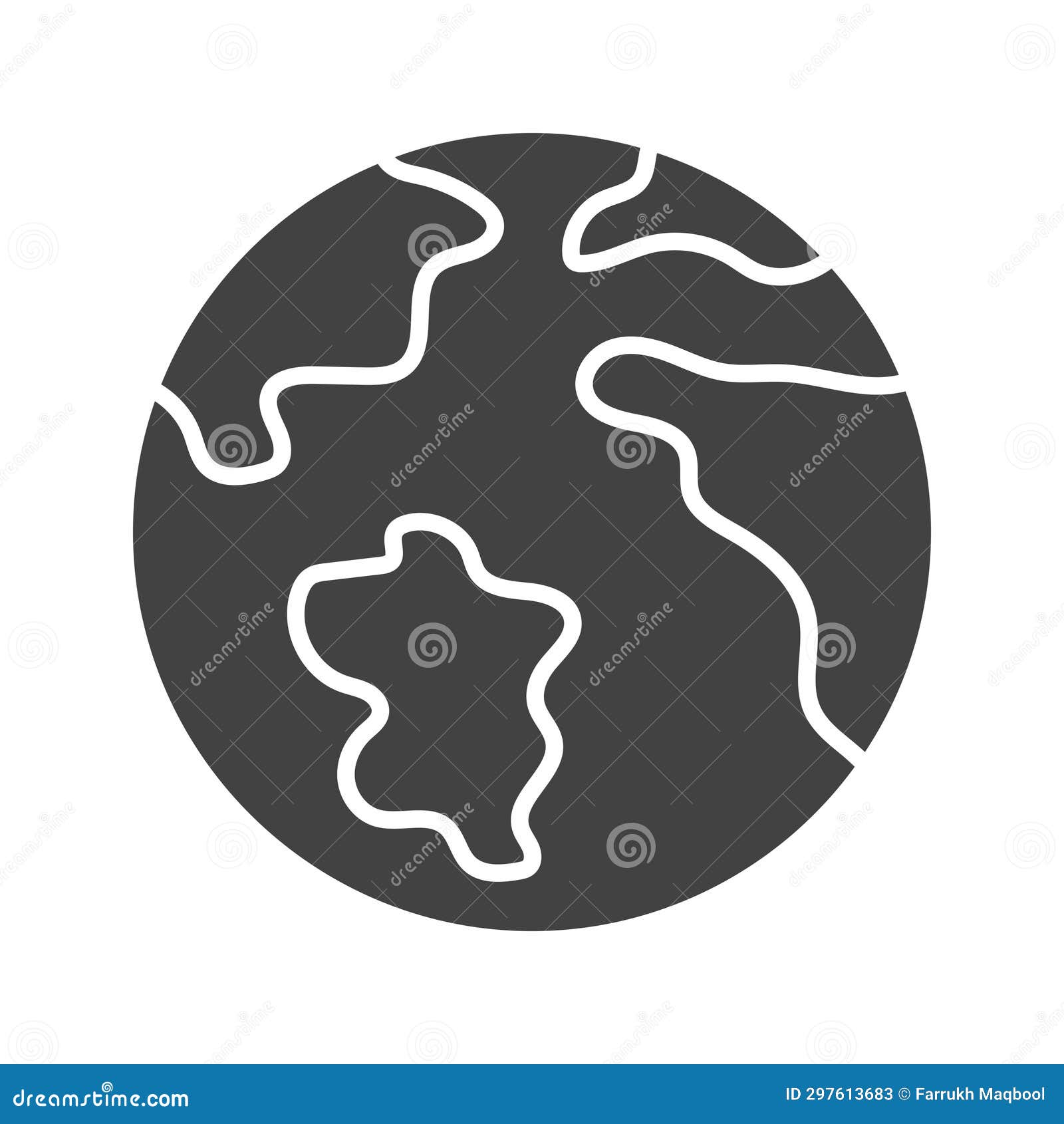 World Map Icon Vector Image. Stock Illustration - Illustration of globe ...