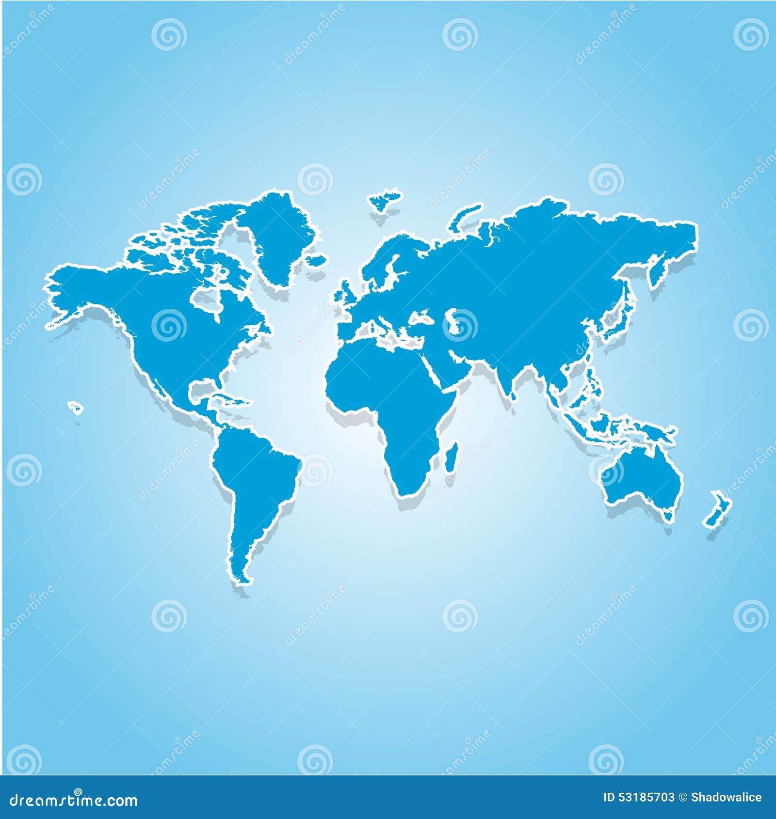 World Map Icons Set Great for Any Use. Vector EPS10. Stock Vector ...