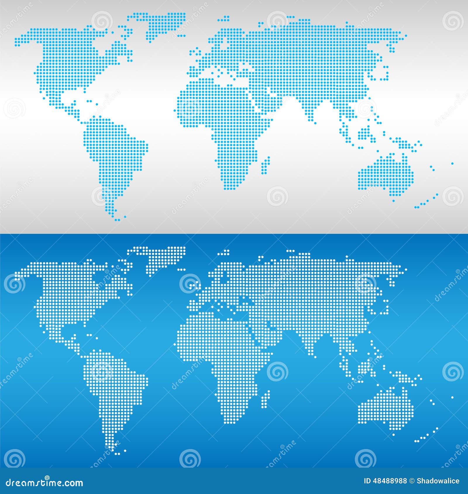 World Map Icons Set Great for Any Use. Vector EPS10 Stock Illustration ...