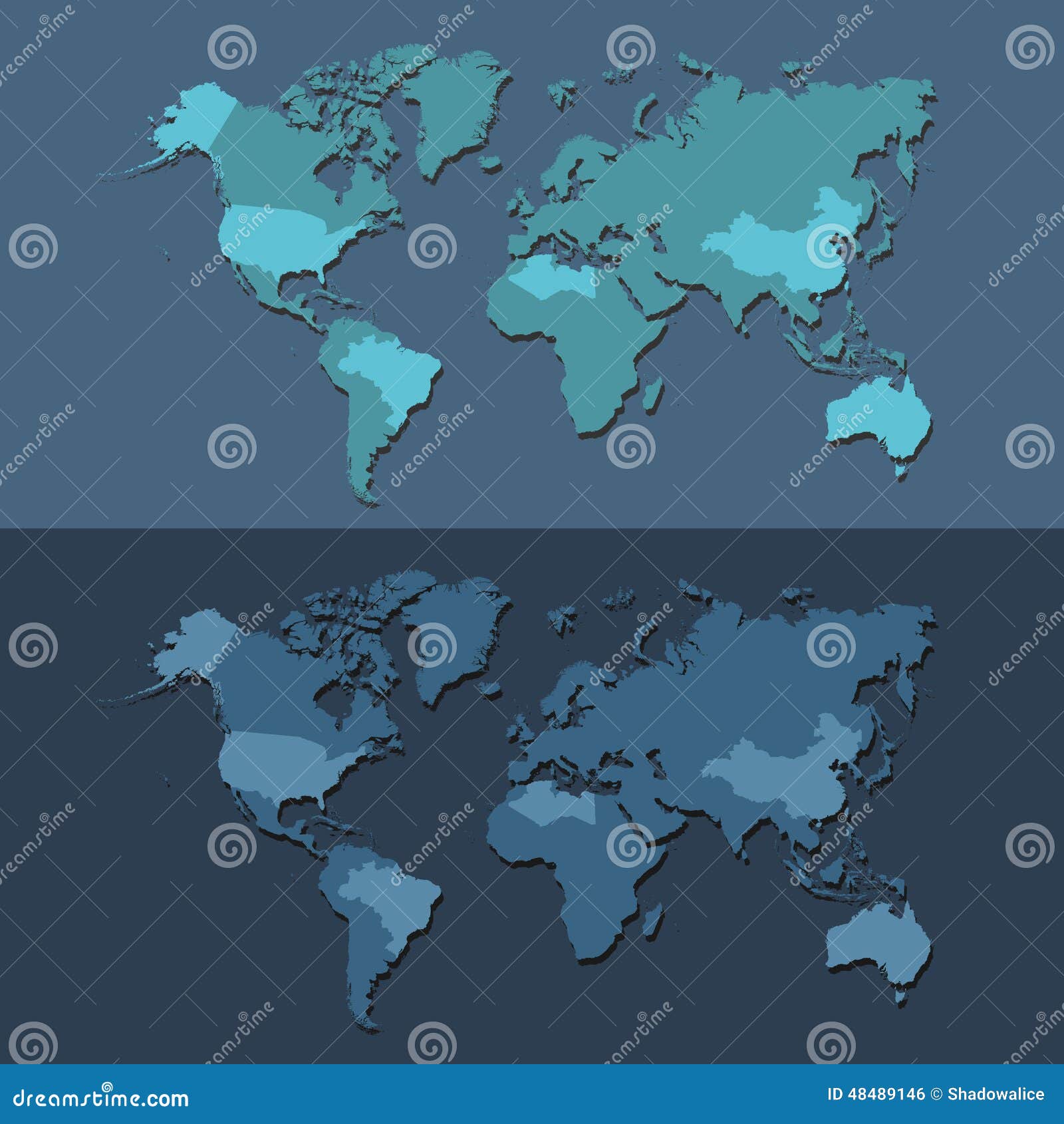 World Map Icons Set Great for Any Use. Vector EPS10 Stock Vector ...
