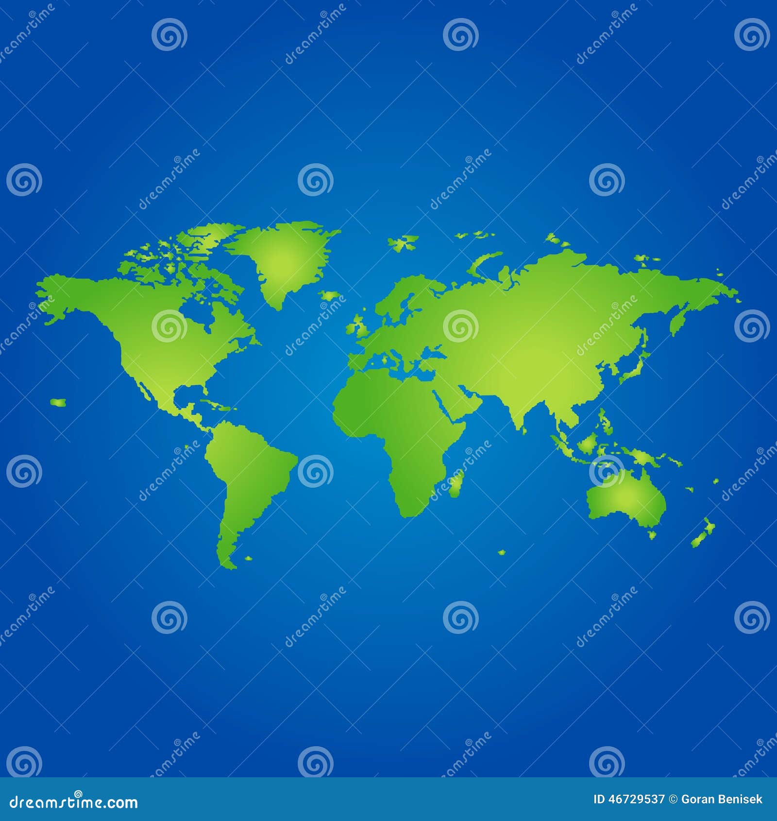World Map Illustration stock vector. Illustration of elements - 46729537