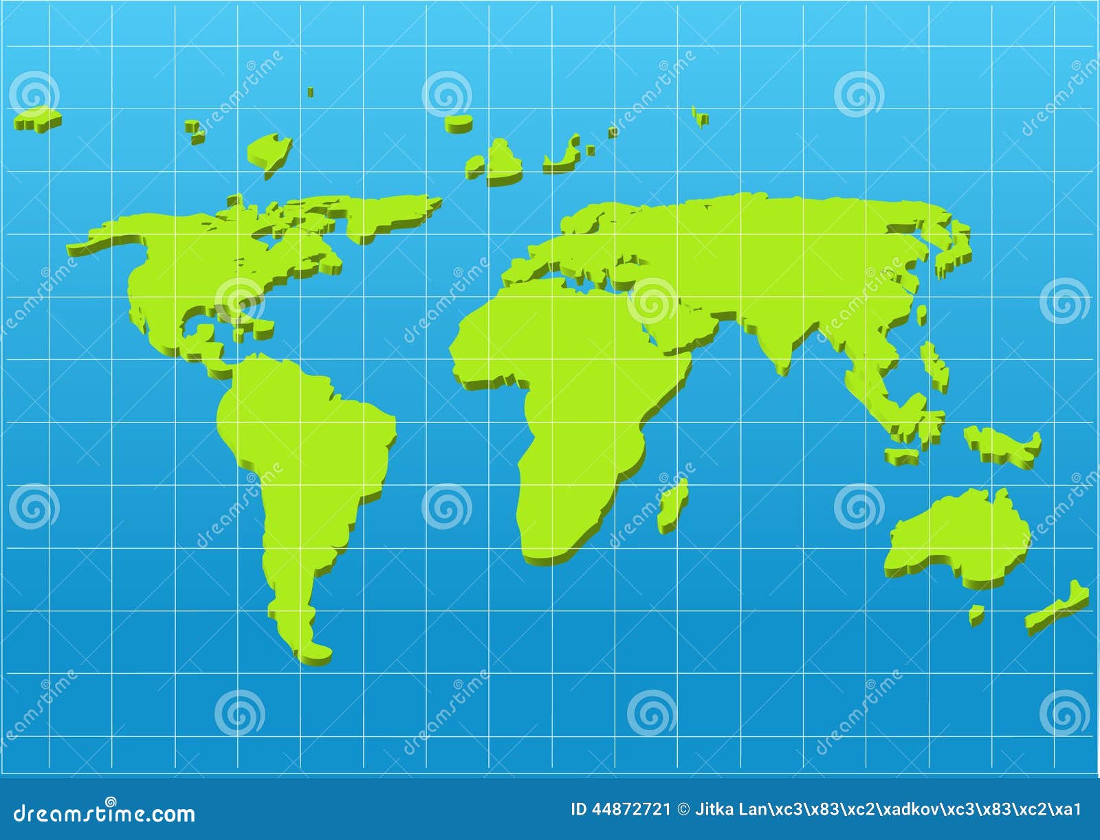 World map illustration stock illustration. Illustration of atlas - 44872721