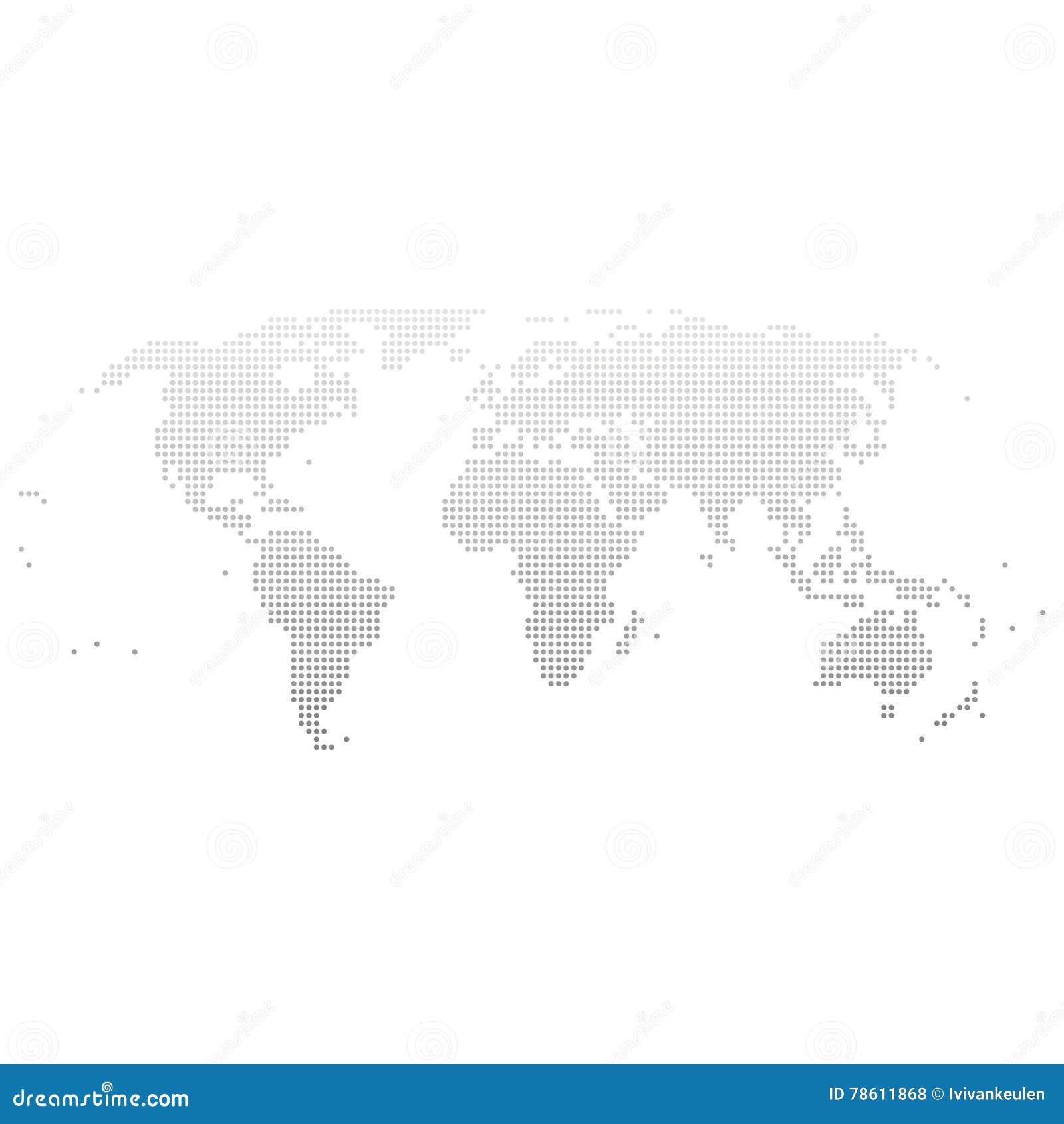 Dots World Map Stock Photography | CartoonDealer.com #114288248