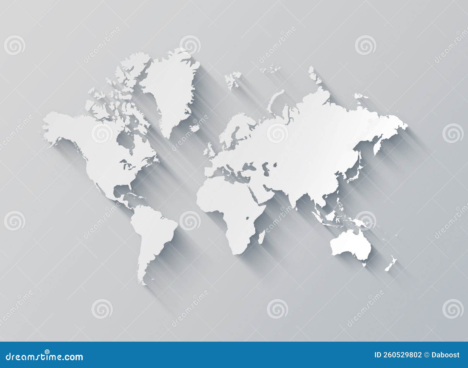 World Map Illustration on a White Background Stock Illustration ...