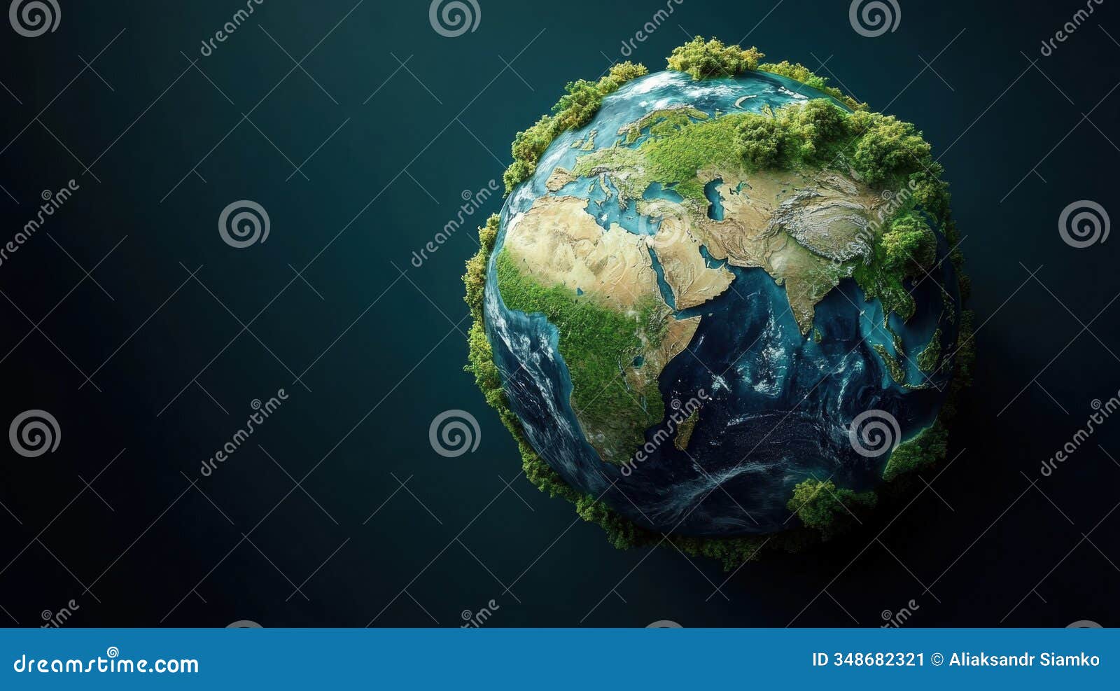 World Map Image with Earth Flat View Satellite Perspective Stock ...