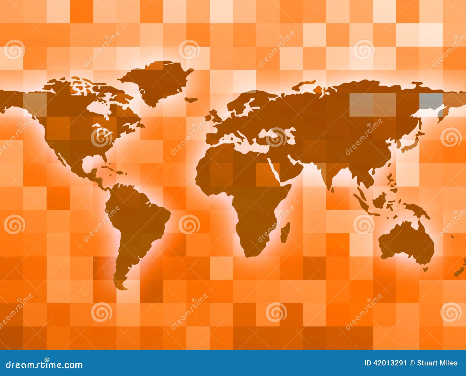 World Map Indicates Countries Backdrop and Template Stock Illustration ...