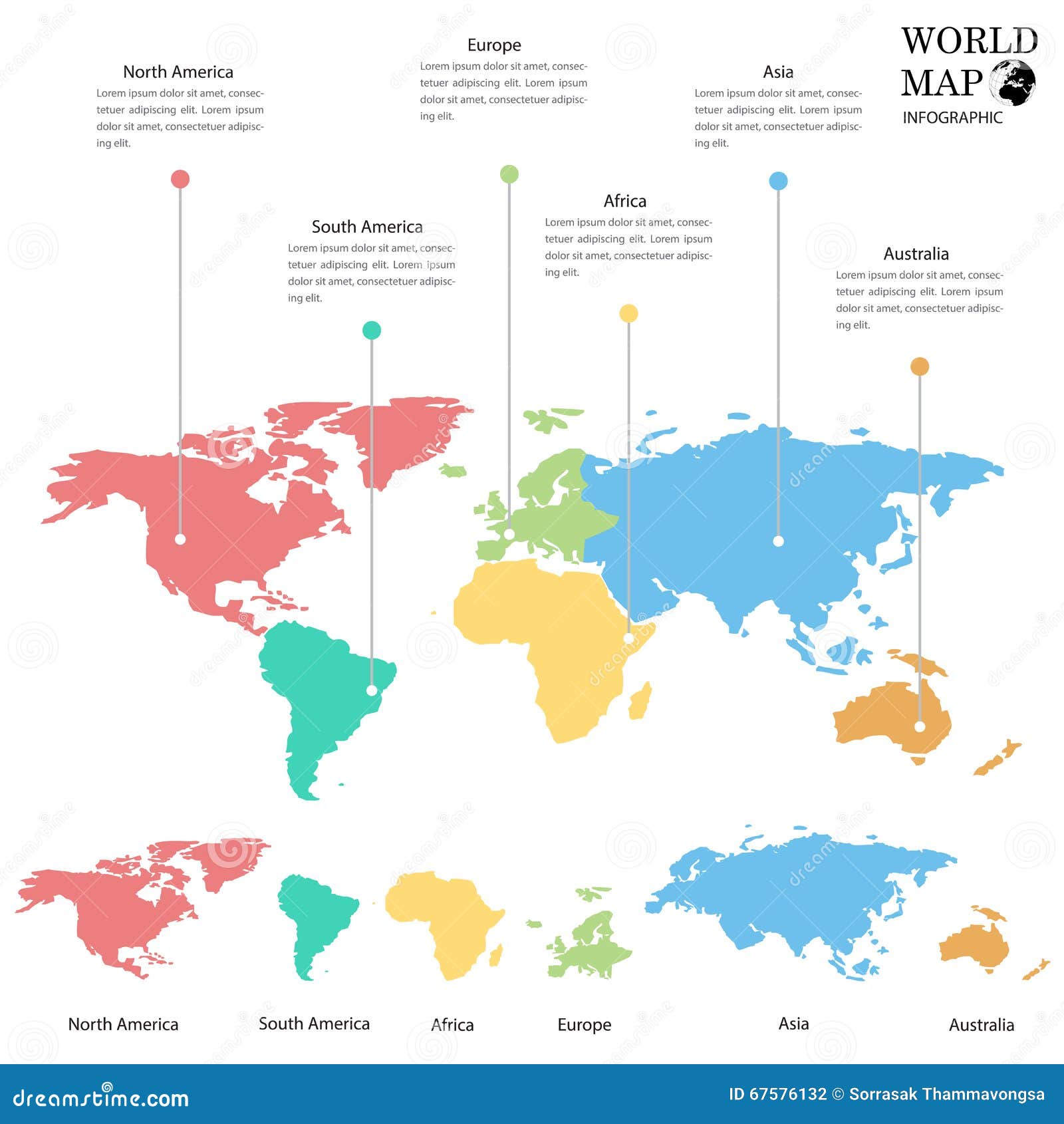 World map info graphics. stock vector. Illustration of graphic - 67576132