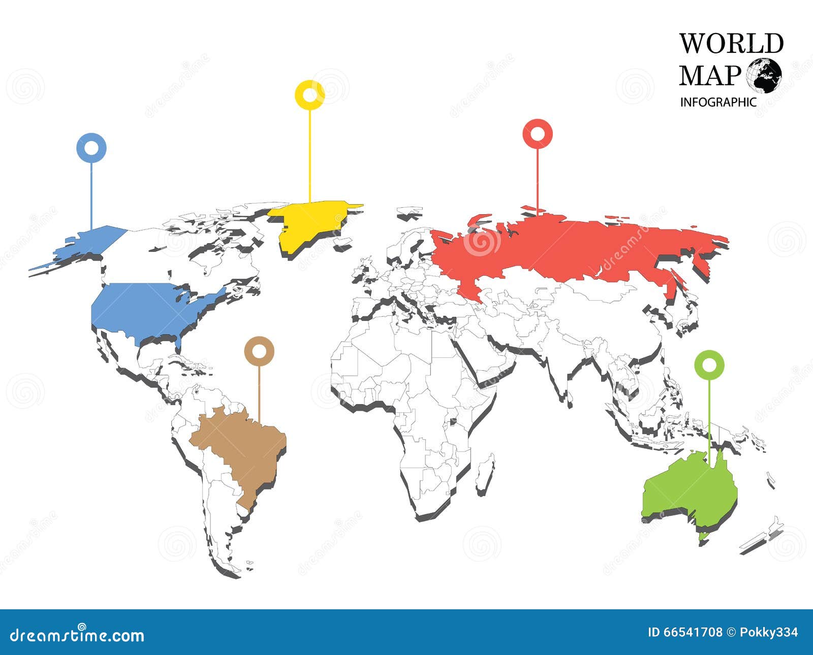 World map info graphics. stock illustration. Illustration of schematics ...
