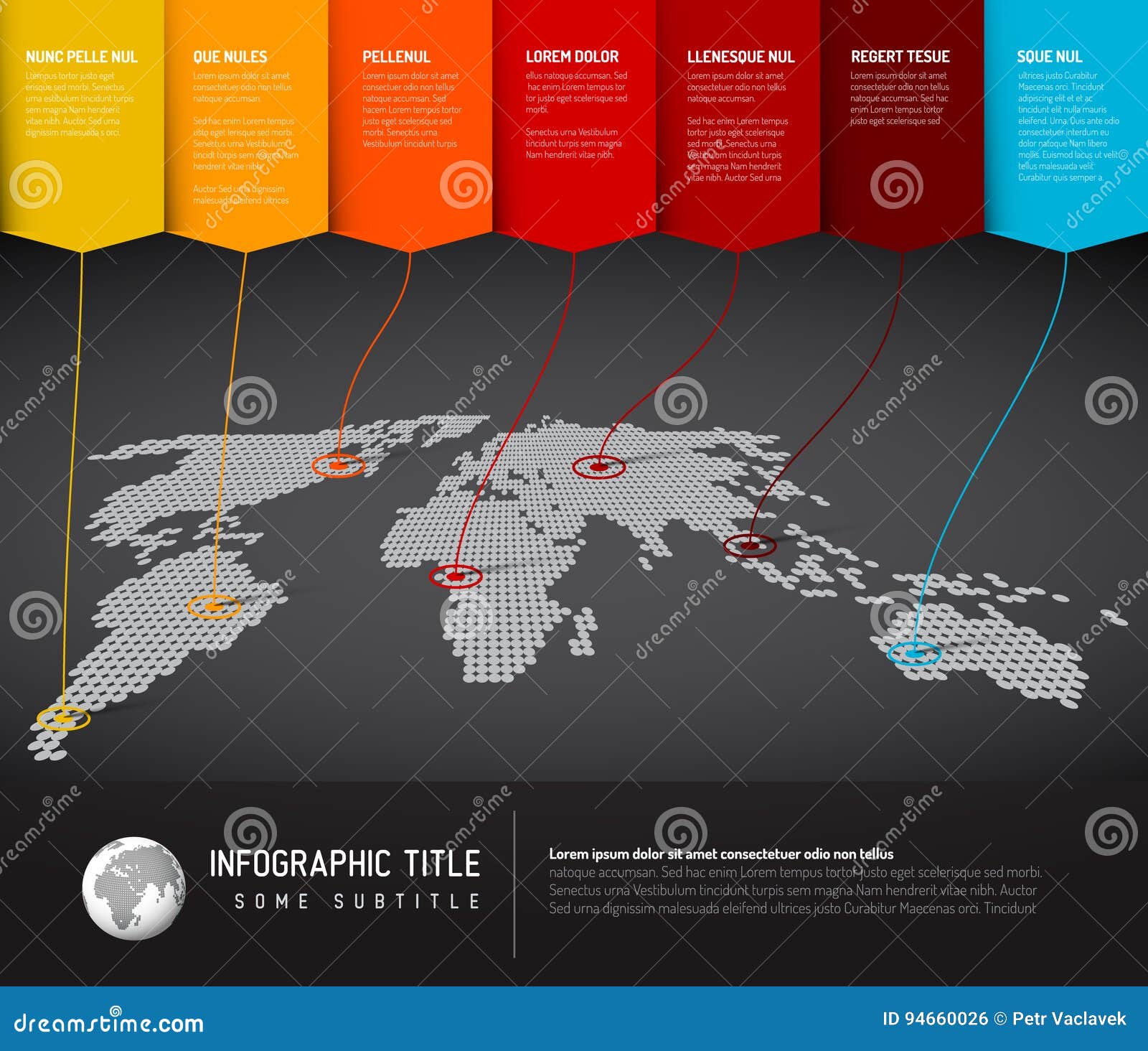 World Map Infographic Template Stock Vector - Illustration of ... World Map Infographic Template Stock Vector - Illustration of ...