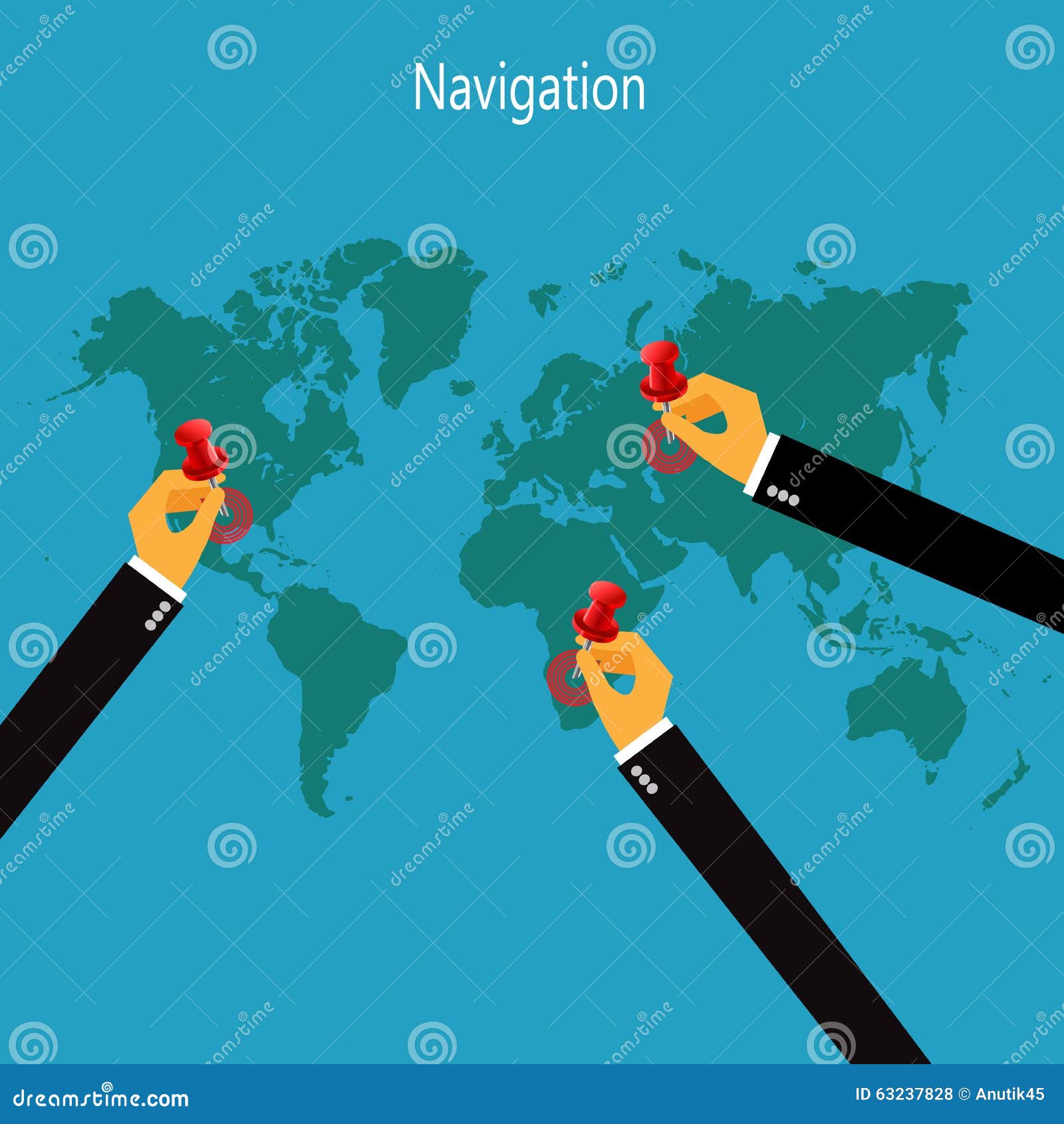 World, map, infographic stock vector. Illustration of internet - 63237828