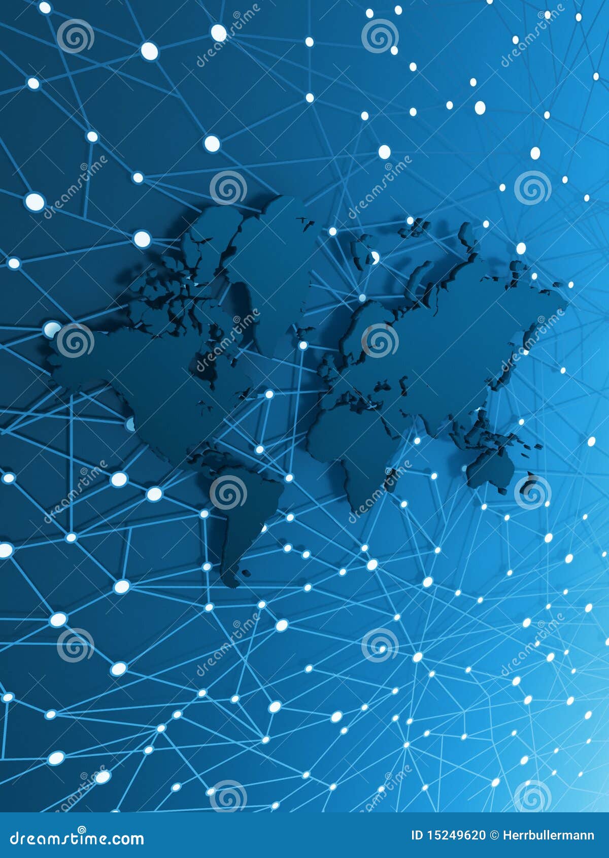 World Map Information Highway Stock Illustration - Illustration of line ...