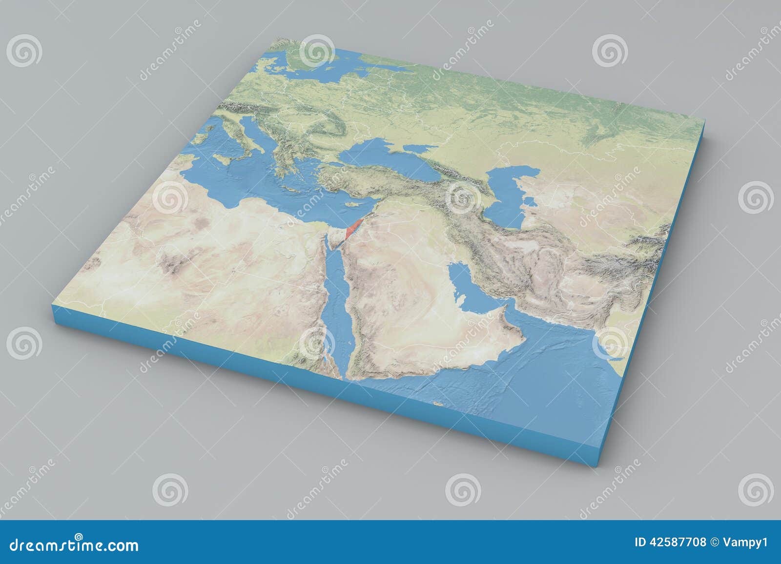 World Map, Israel Stock Photography | CartoonDealer.com #42587708