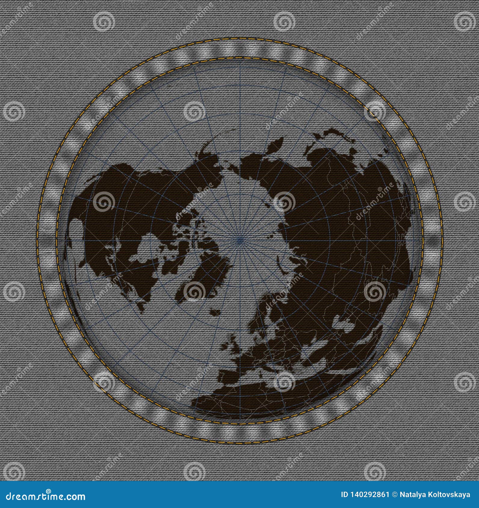 The North Hemisphere Of The Moon. Royalty-Free Stock Photo ...