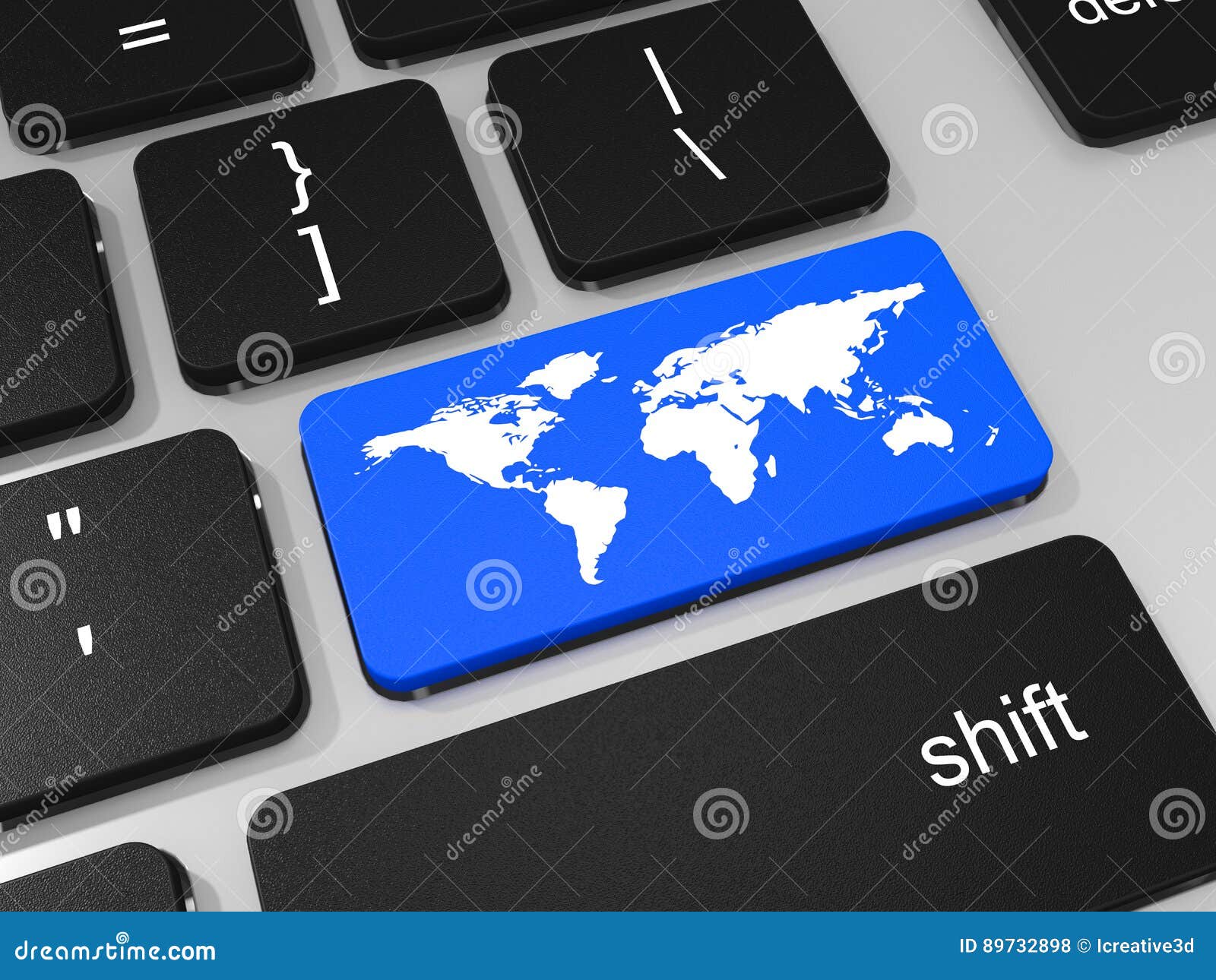 World Map Key Symbols