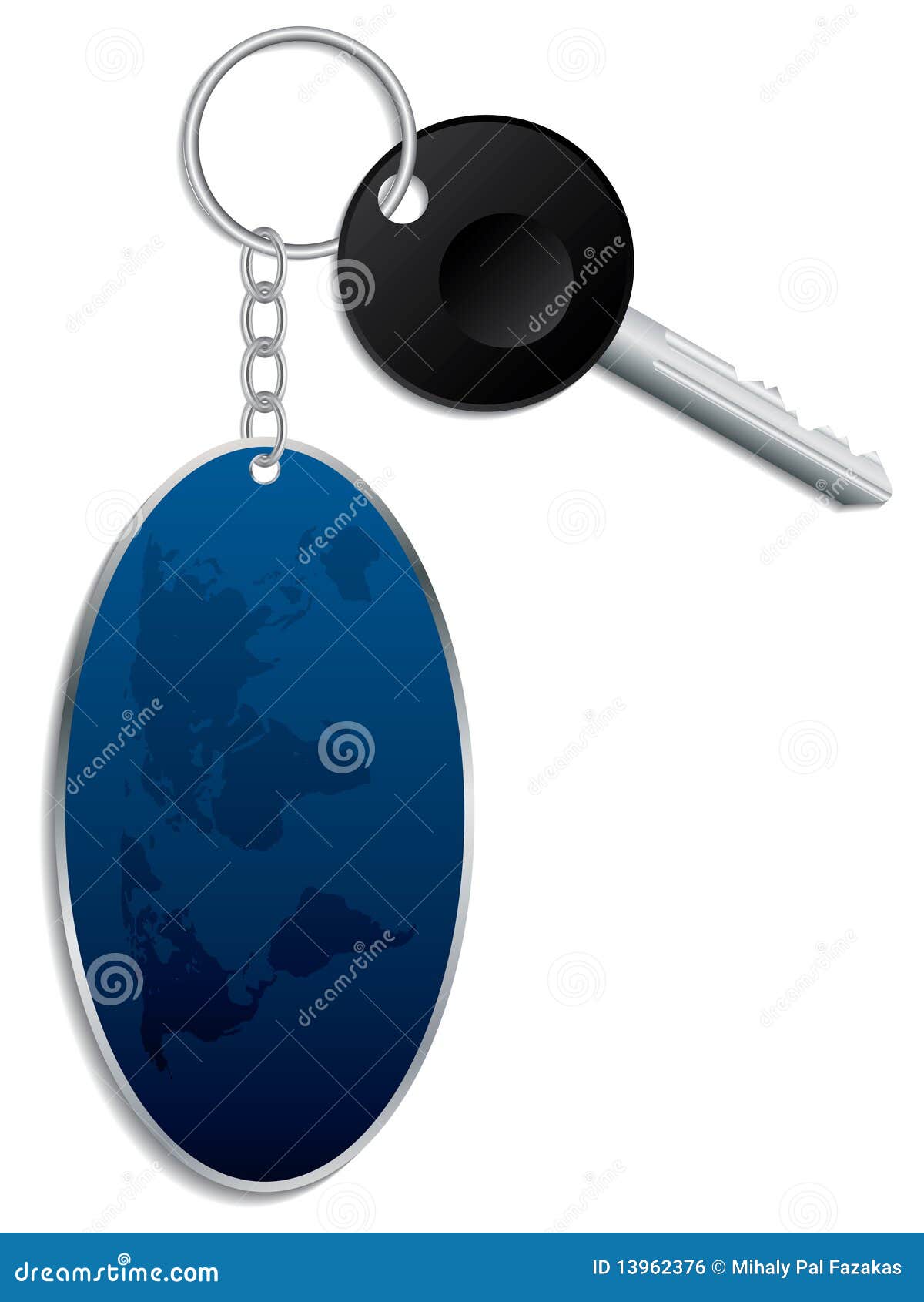 World Map Keyholder with Key Stock Vector - Illustration of sign, drive ...