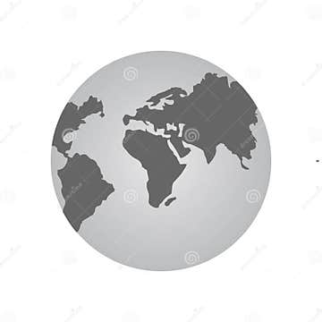 World map logo stock vector. Illustration of simple - 196374892