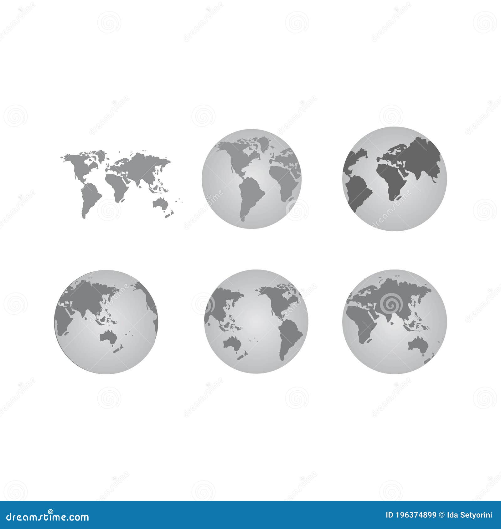 World map logo stock vector. Illustration of vector - 196374899