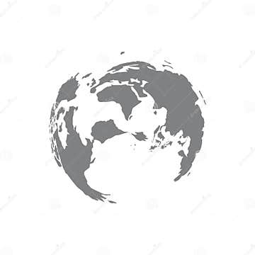 World map logo stock vector. Illustration of planet - 196374911