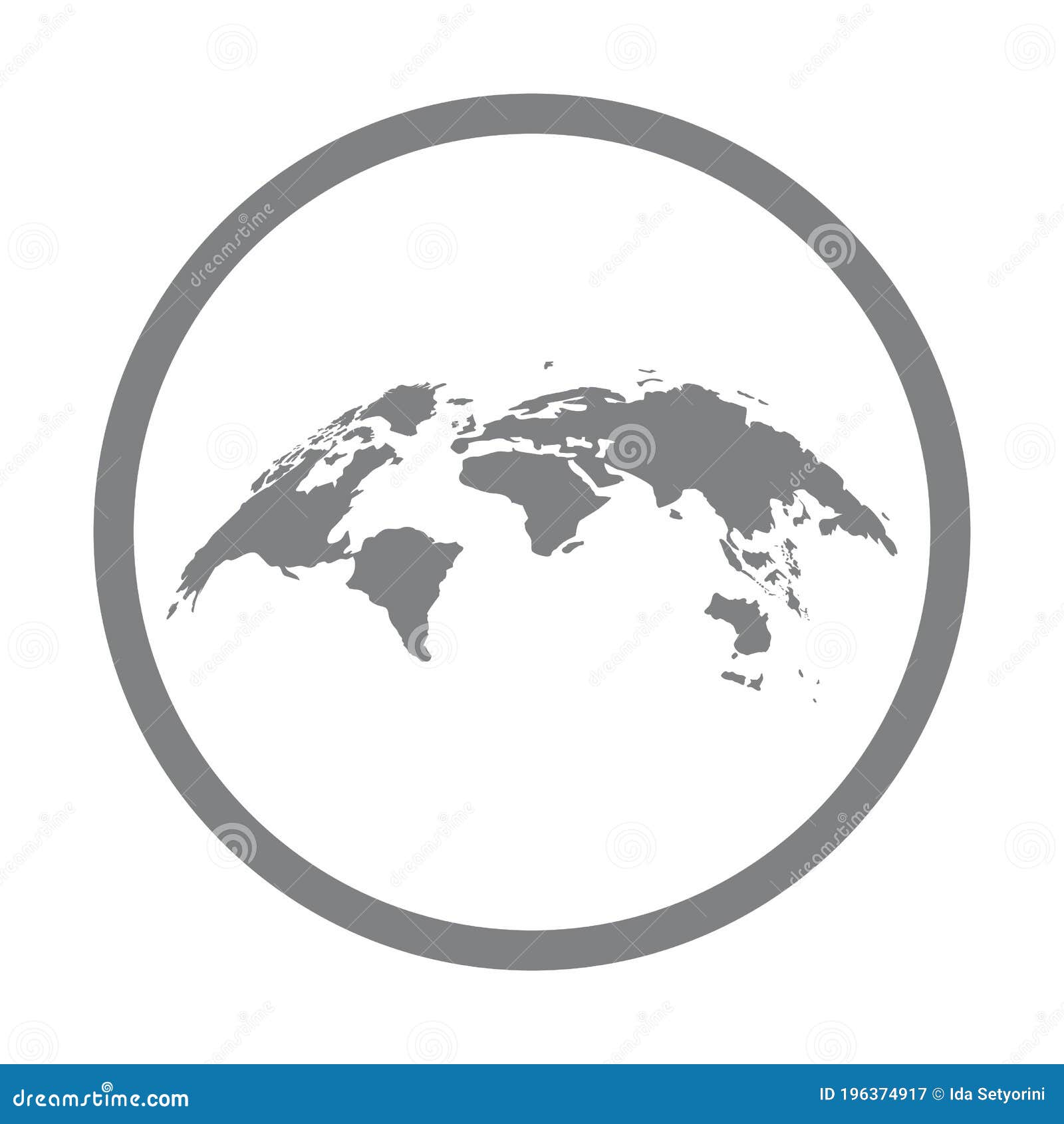 World map logo stock vector. Illustration of element - 196374917