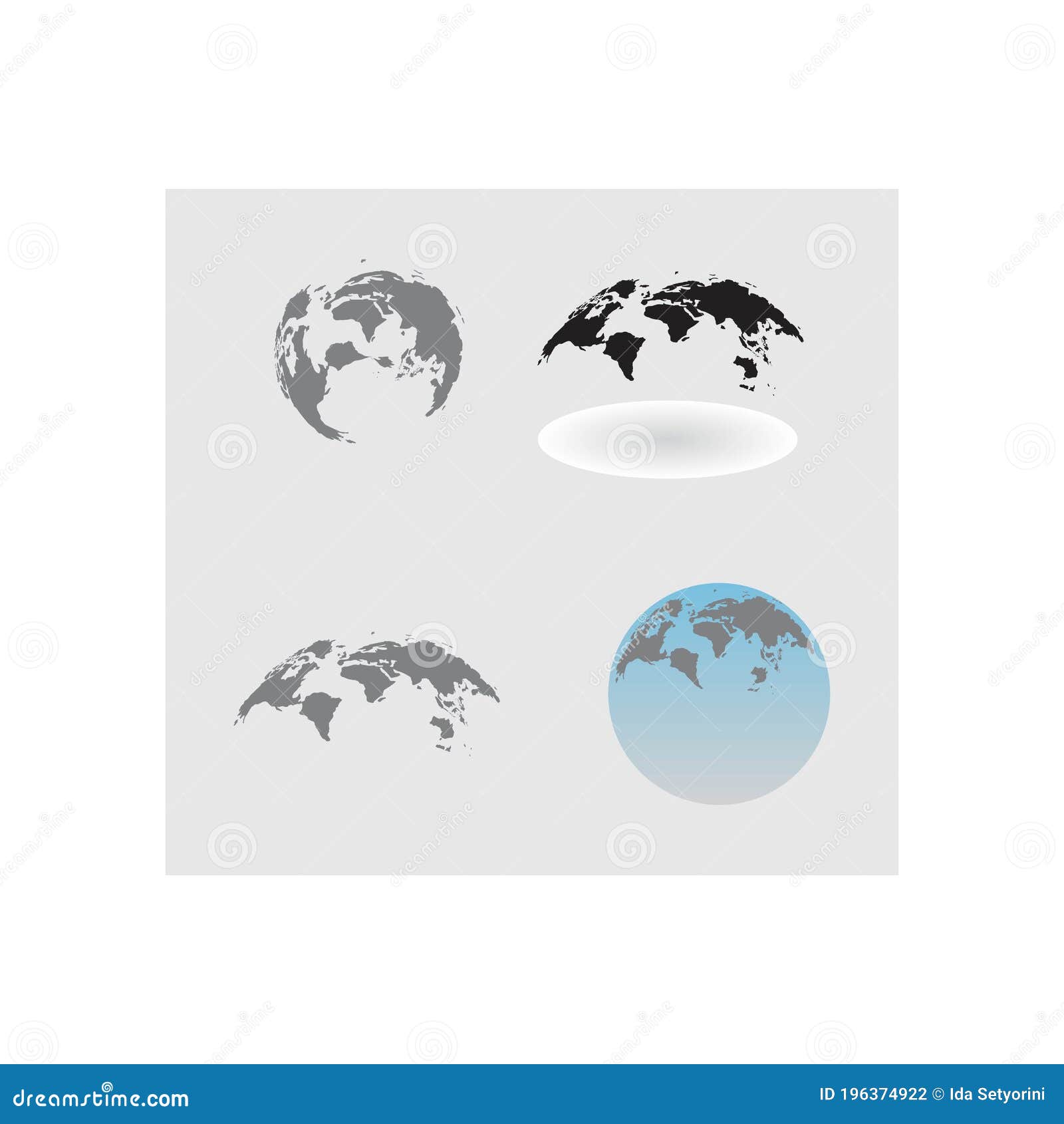 World map logo stock vector. Illustration of globe, concept - 196374922