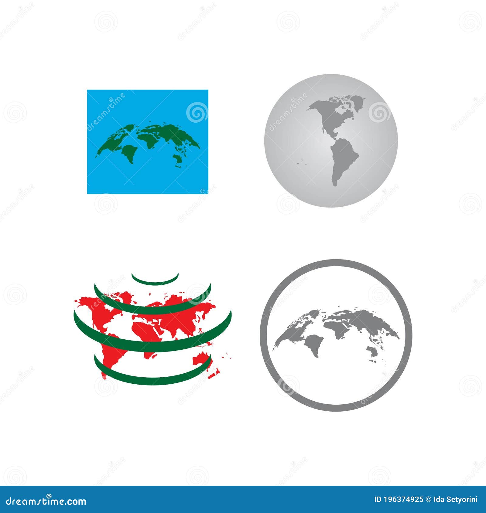 World map logo stock vector. Illustration of symbol - 196374925